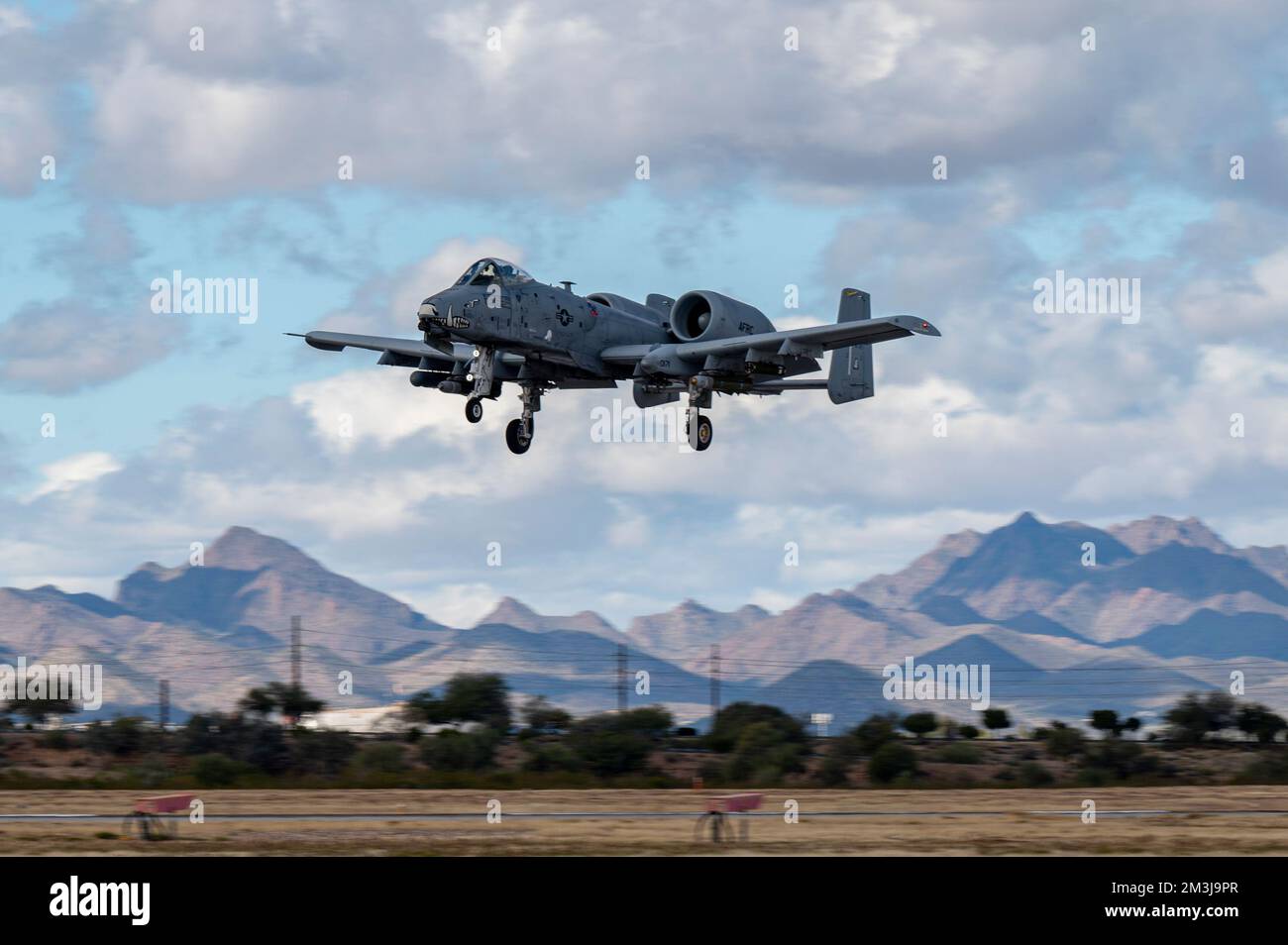 A U.S. Air Force A-10 Thunderbolt II assigned to the 355th Wing comes ...