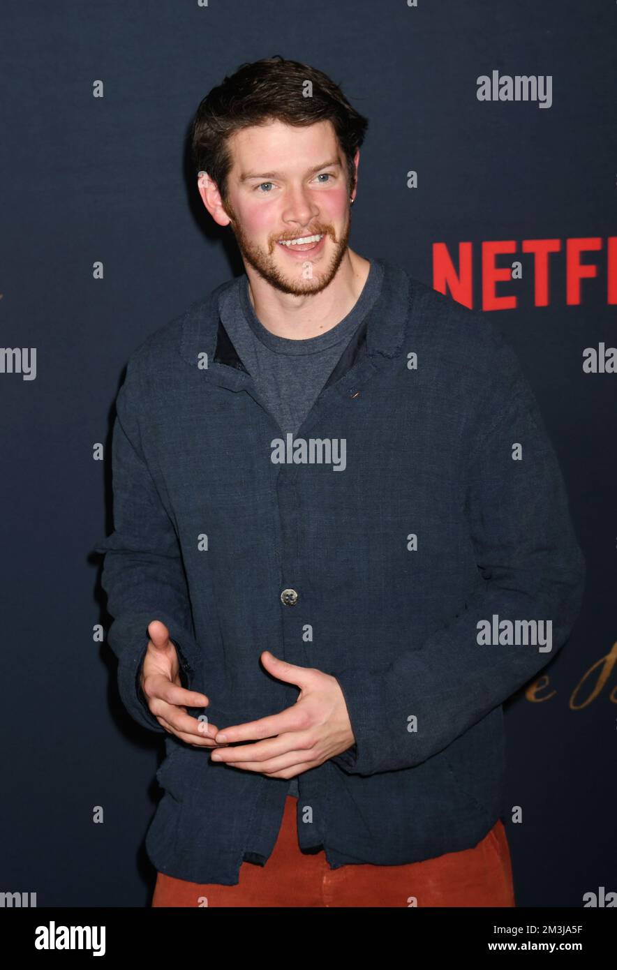 LOS ANGELES, CALIFORNIA - DECEMBER 14: Alex MacNicoll attends "The Pale ...
