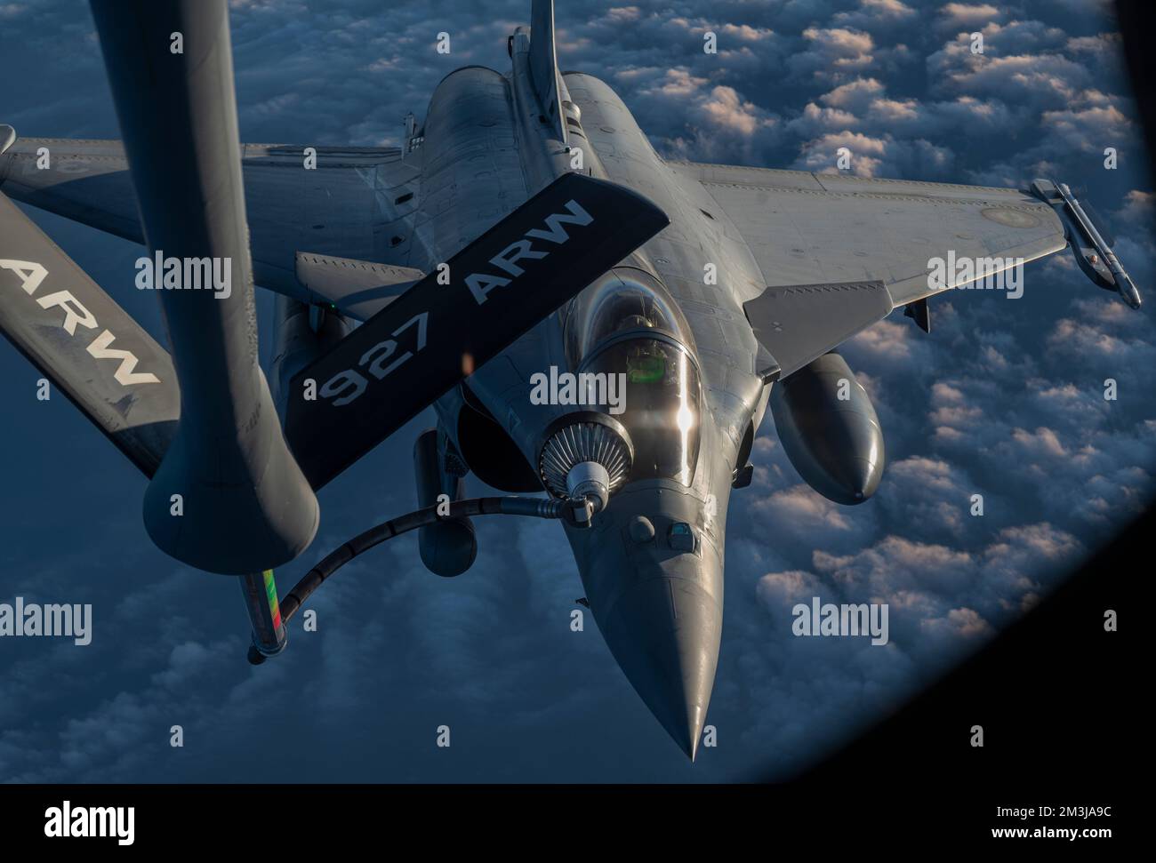 A French Navy Rafale assigned to the Charles de Gaulle Carrier Strike ...