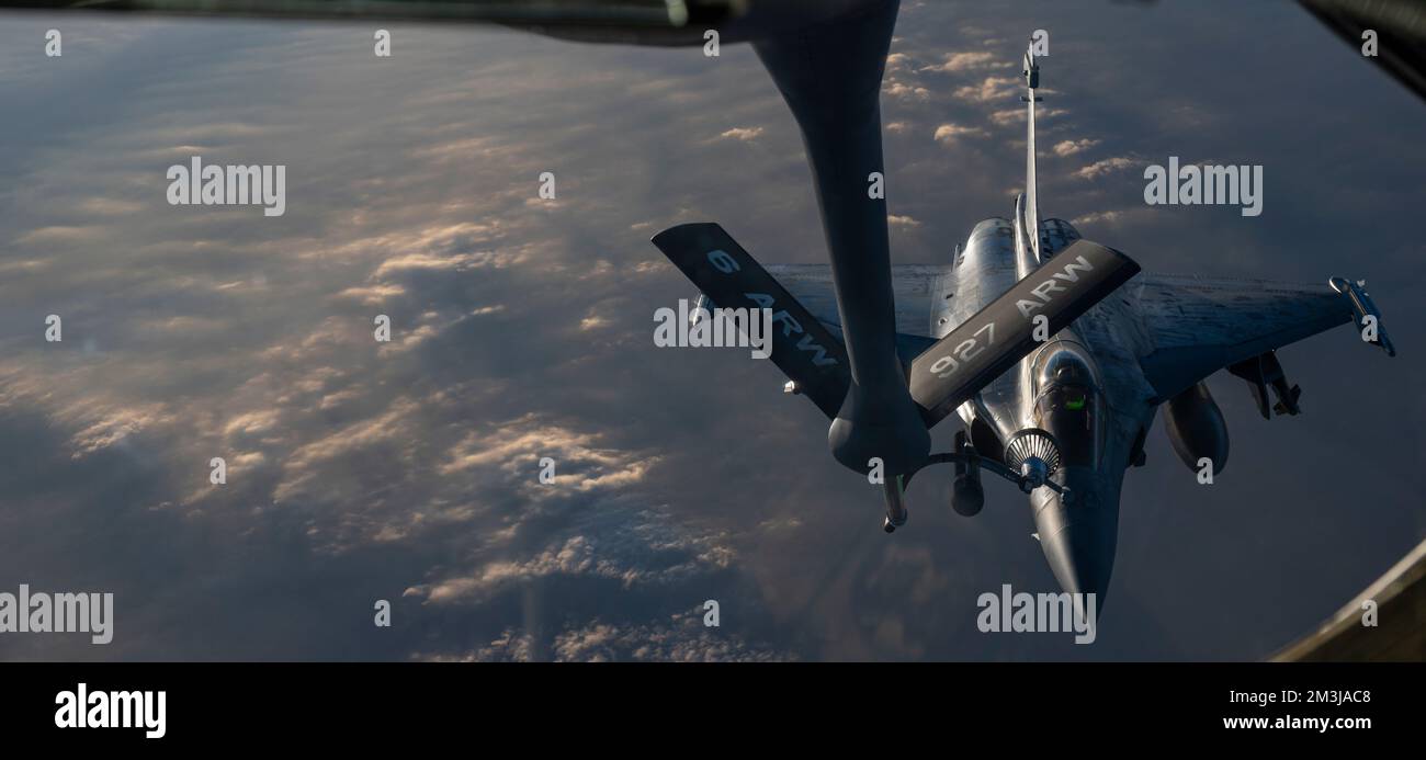 A French Navy Rafale assigned to the Charles de Gaulle Carrier Strike ...