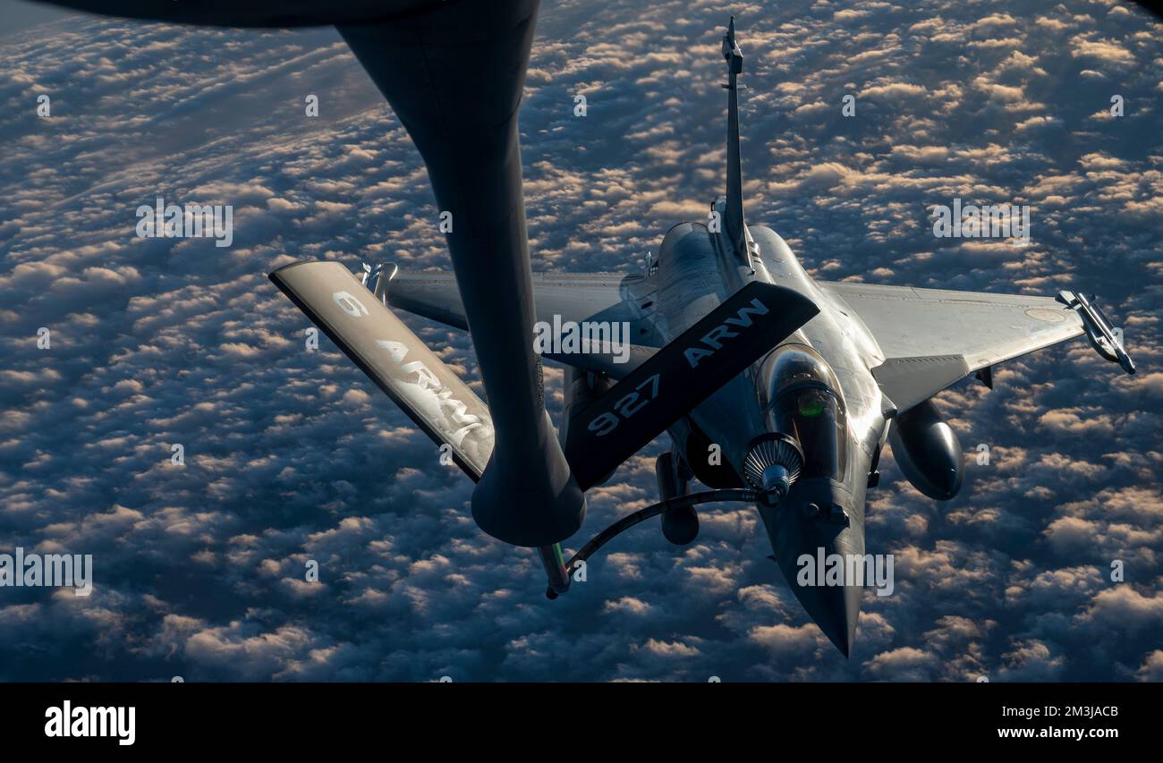 A French Navy Rafale assigned to the Charles de Gaulle Carrier Strike ...