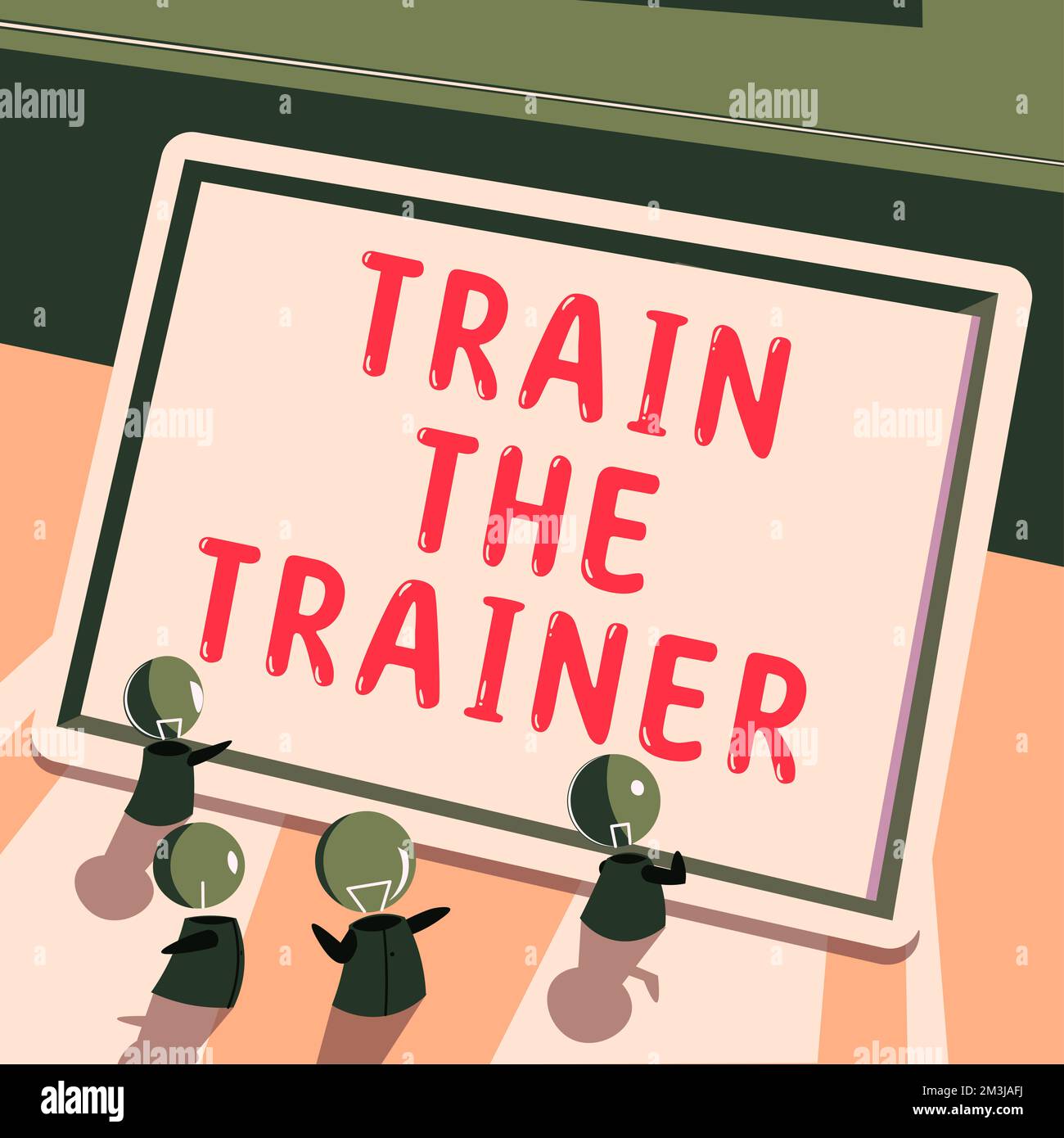 Writing displaying text Train The Trainer. Conceptual photo identified to teach mentor or train ...