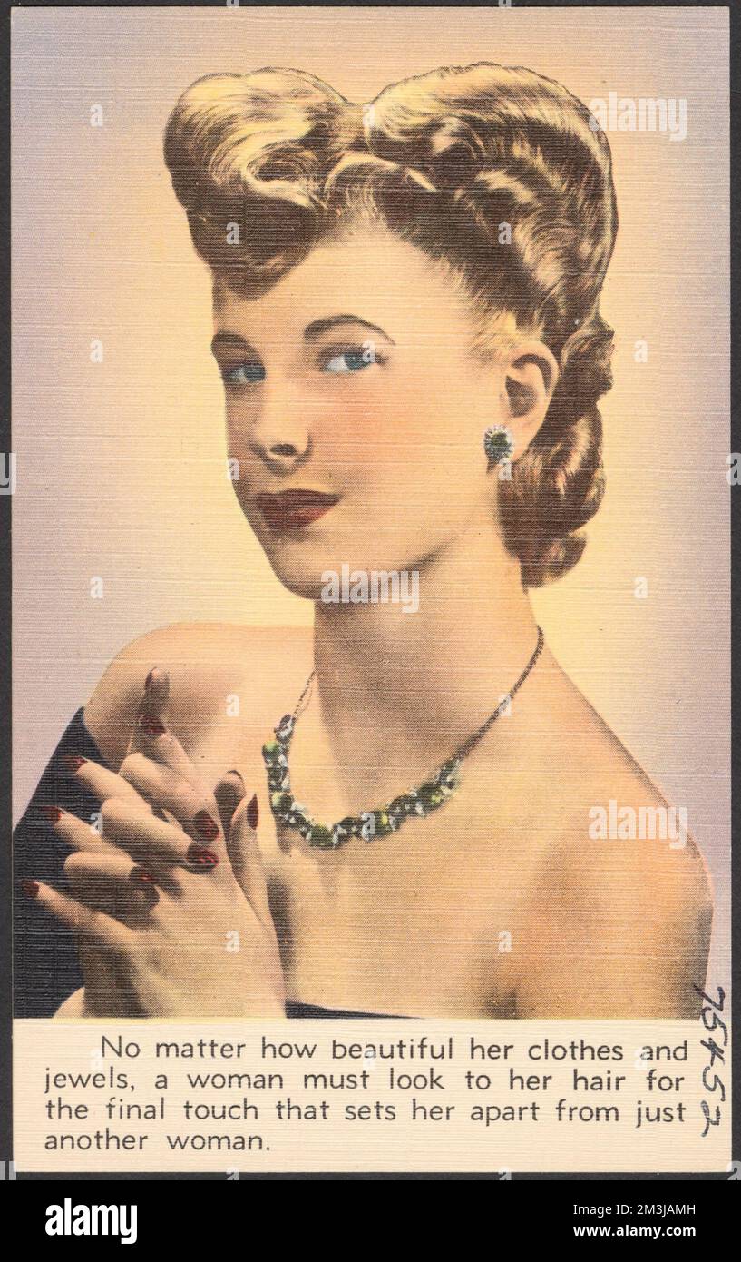 No matter how beautiful her clothes and jewels, a woman must look to ...