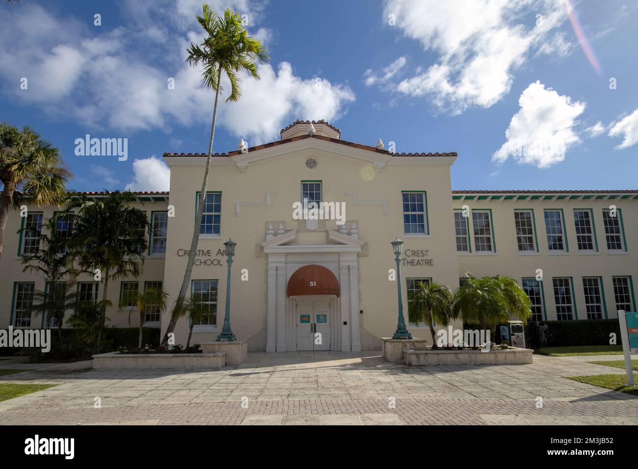 Historic buildings in Delray Beach, Florida, USA Stock Photo - Alamy