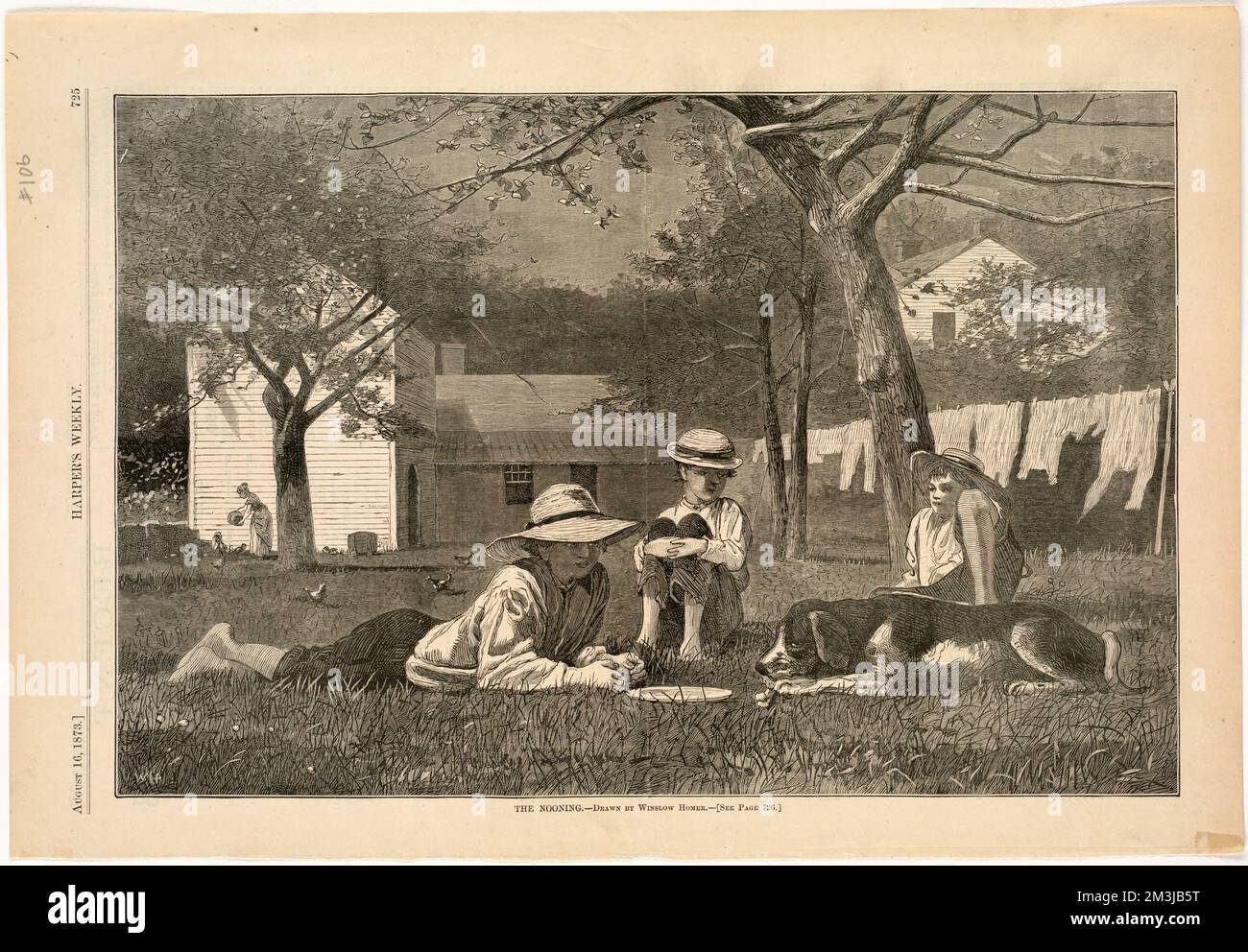 The nooning , Leisure Stock Photo - Alamy