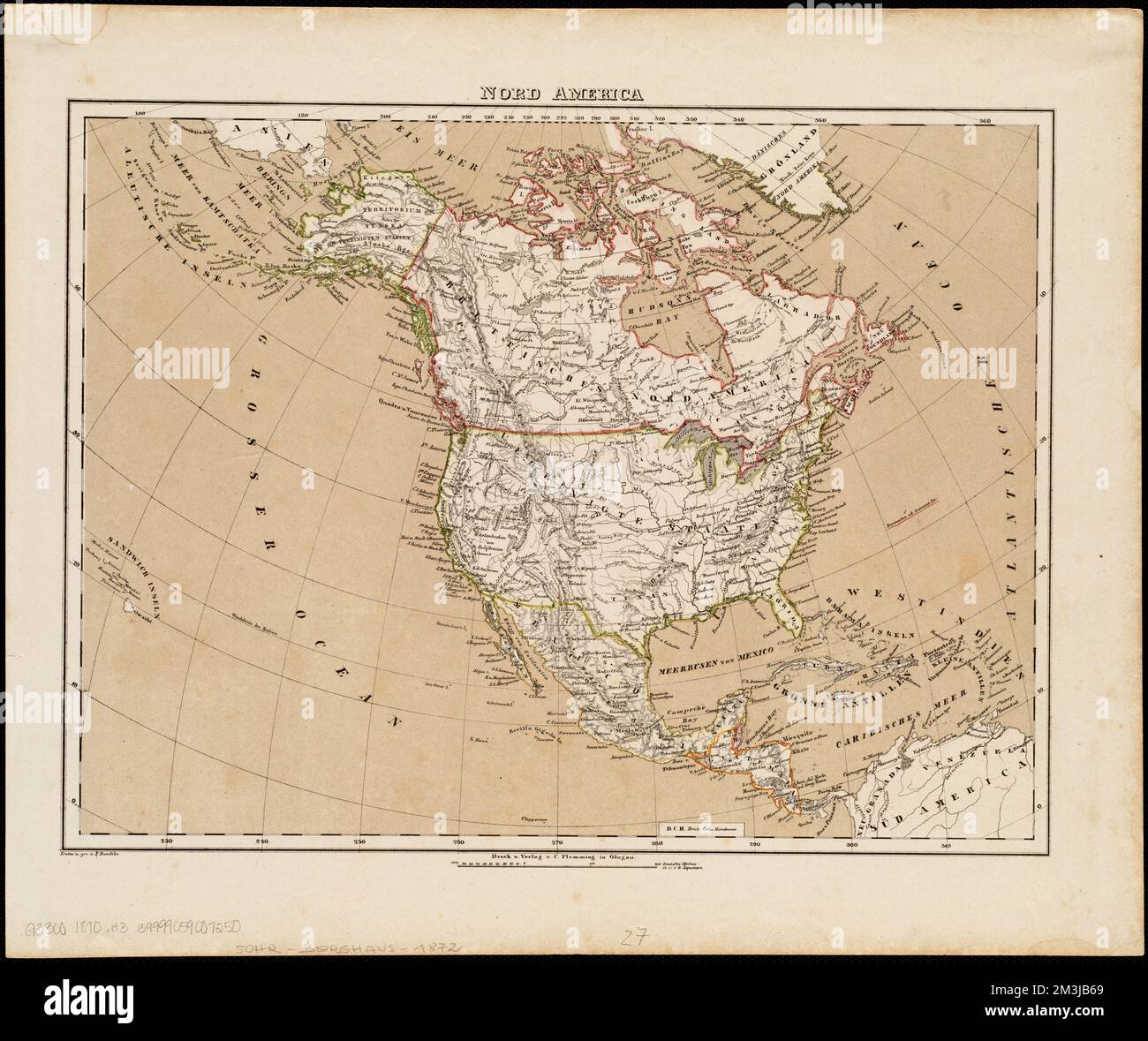 Nord America , North America, Maps Norman B. Leventhal Map Center ...