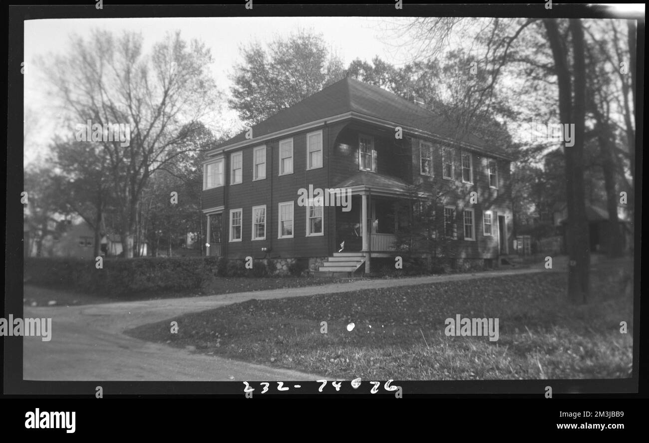 Norfolk St #74 + 76 , Duplexes. Needham Building Collection Stock Photo ...