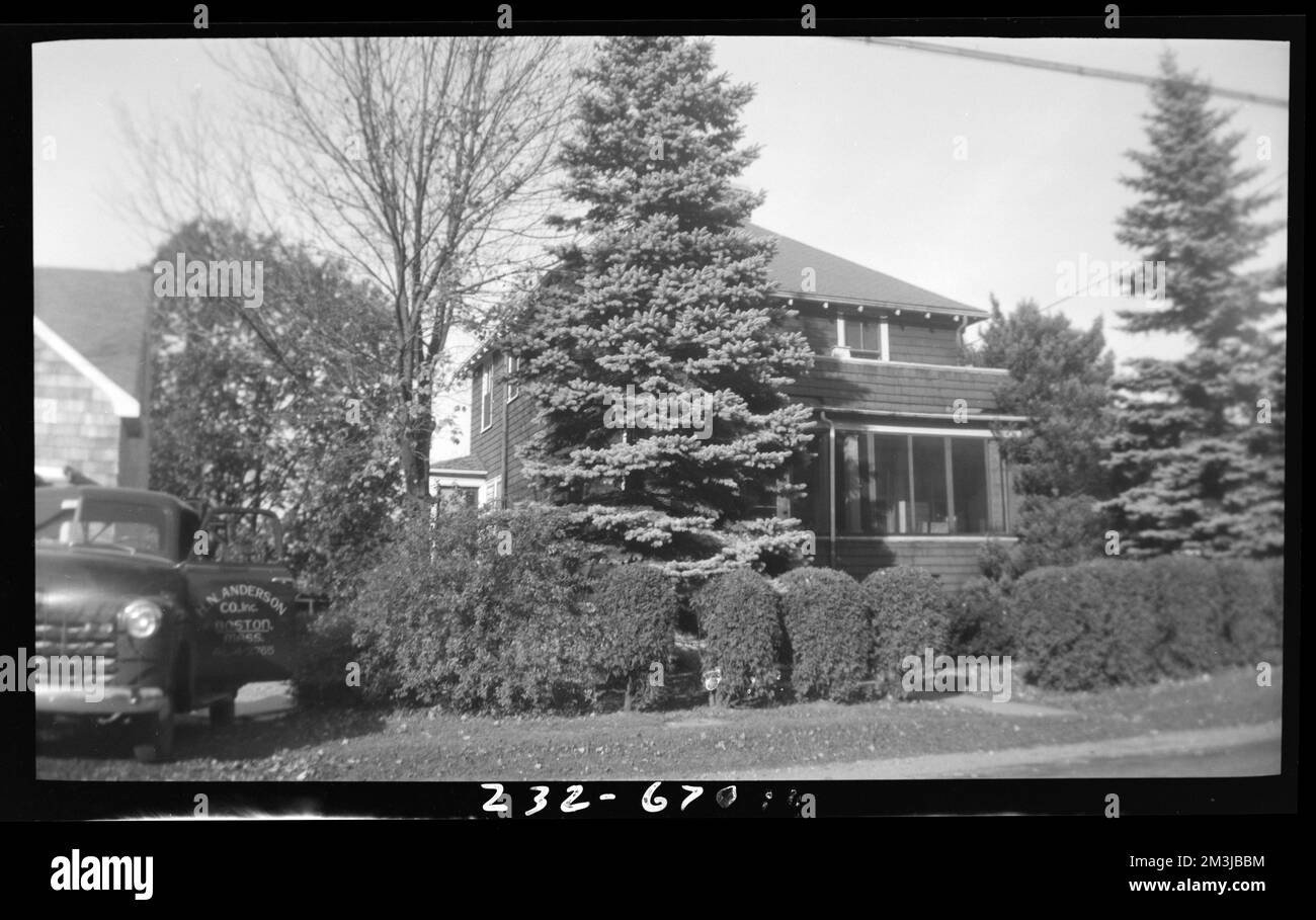 Norfolk St #67 , Houses. Needham Building Collection Stock Photo - Alamy