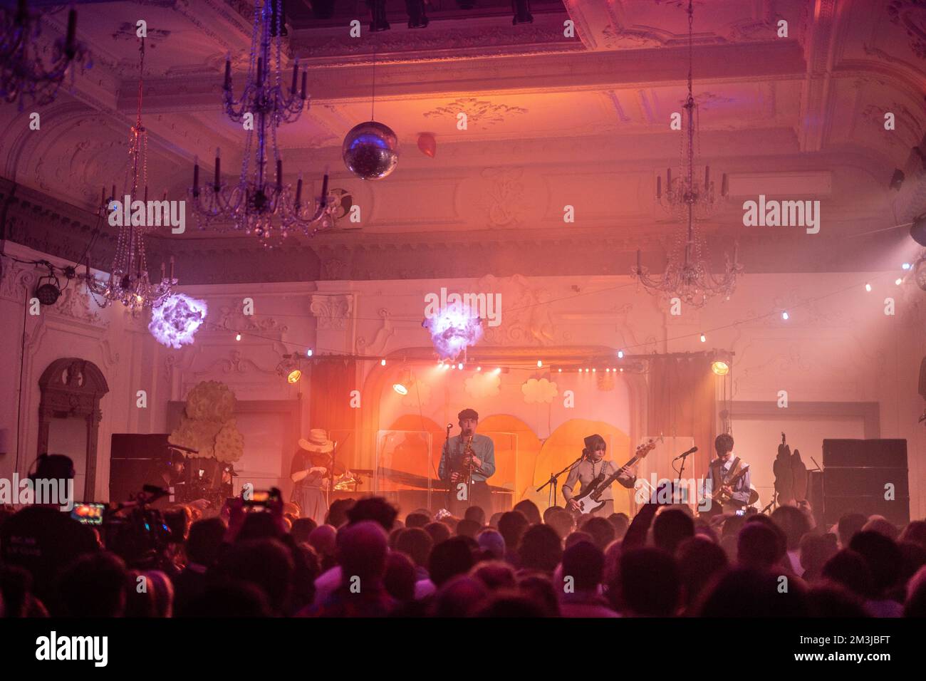 London, UK. Thursday, 15 December, 2022. Black Country, New Road ...