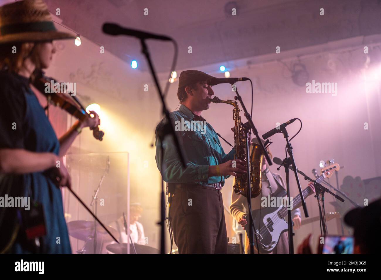 London, UK. Thursday, 15 December, 2022. Black Country, New Road ...