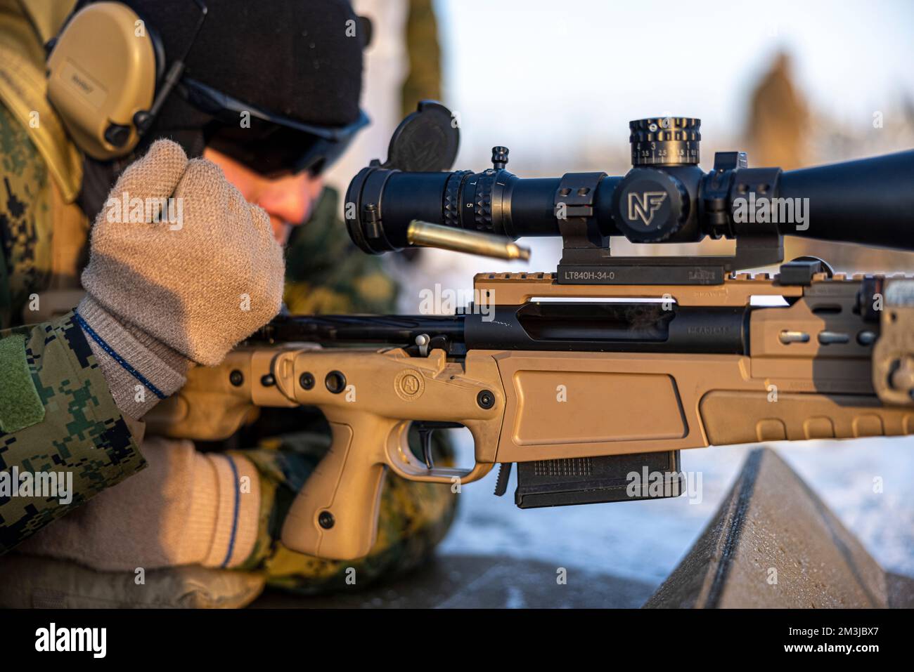 A U.S. Marine with 2d Reconnaissance Battalion, 2d Marine Division ...
