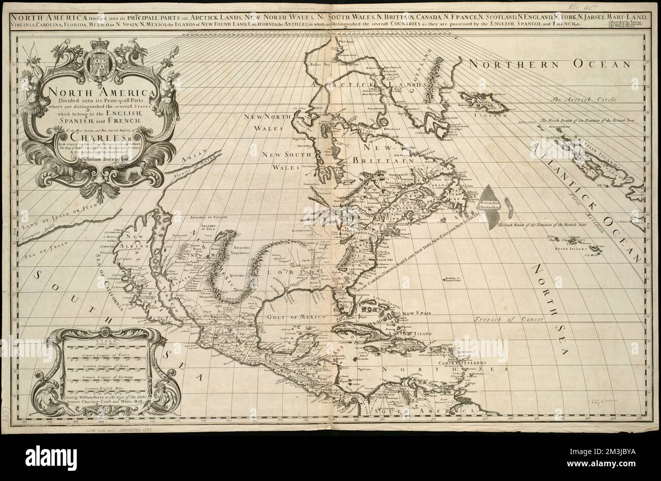 North America, divided into its principall parts where are ...