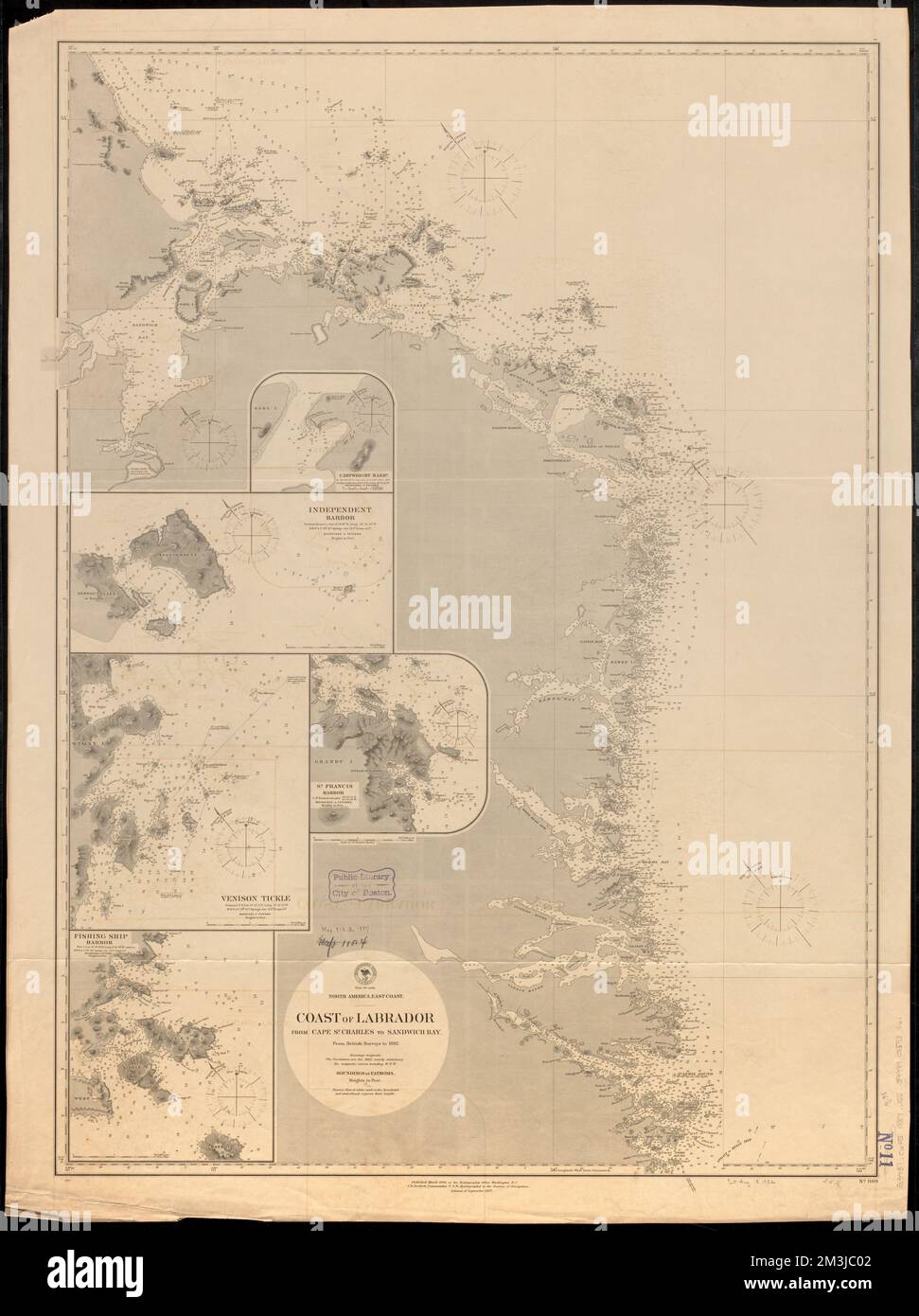 Map of cape charles hi-res stock photography and images - Alamy