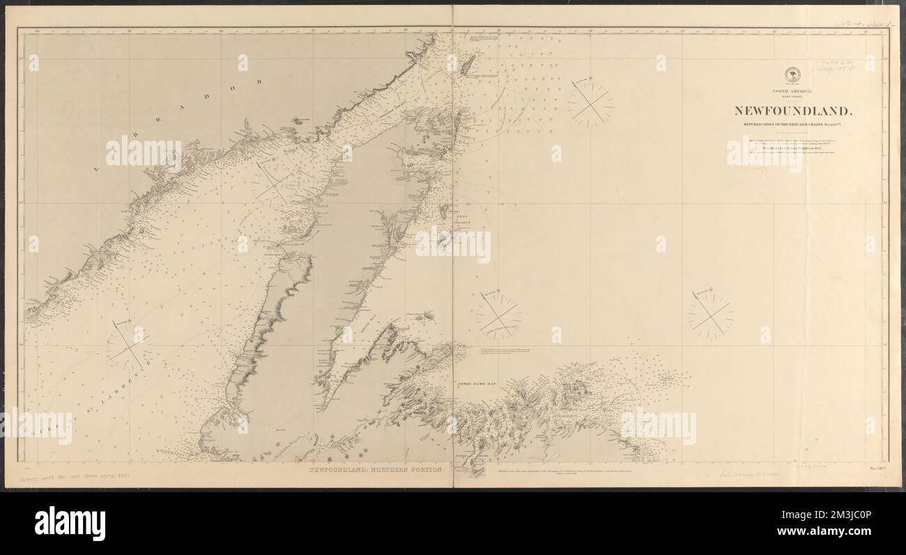 North America, east coast, Newfoundland : republication of the Brit ...