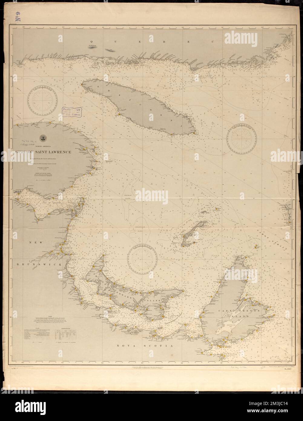 North America, Gulf of Saint Lawrence : compiled from the latest ...