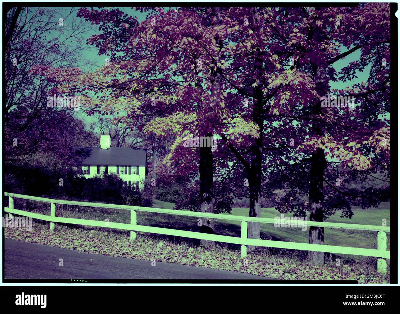 North Andover, Anne Bradstreet House, autumn , Architecture, Dwellings ...