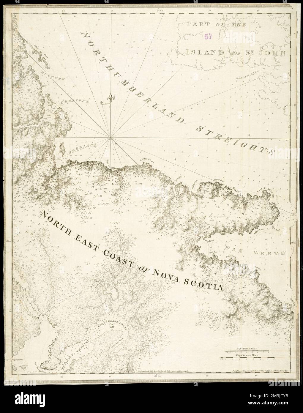 [North east coast of Nova Scotia and Northumberland Strait] , Nautical ...