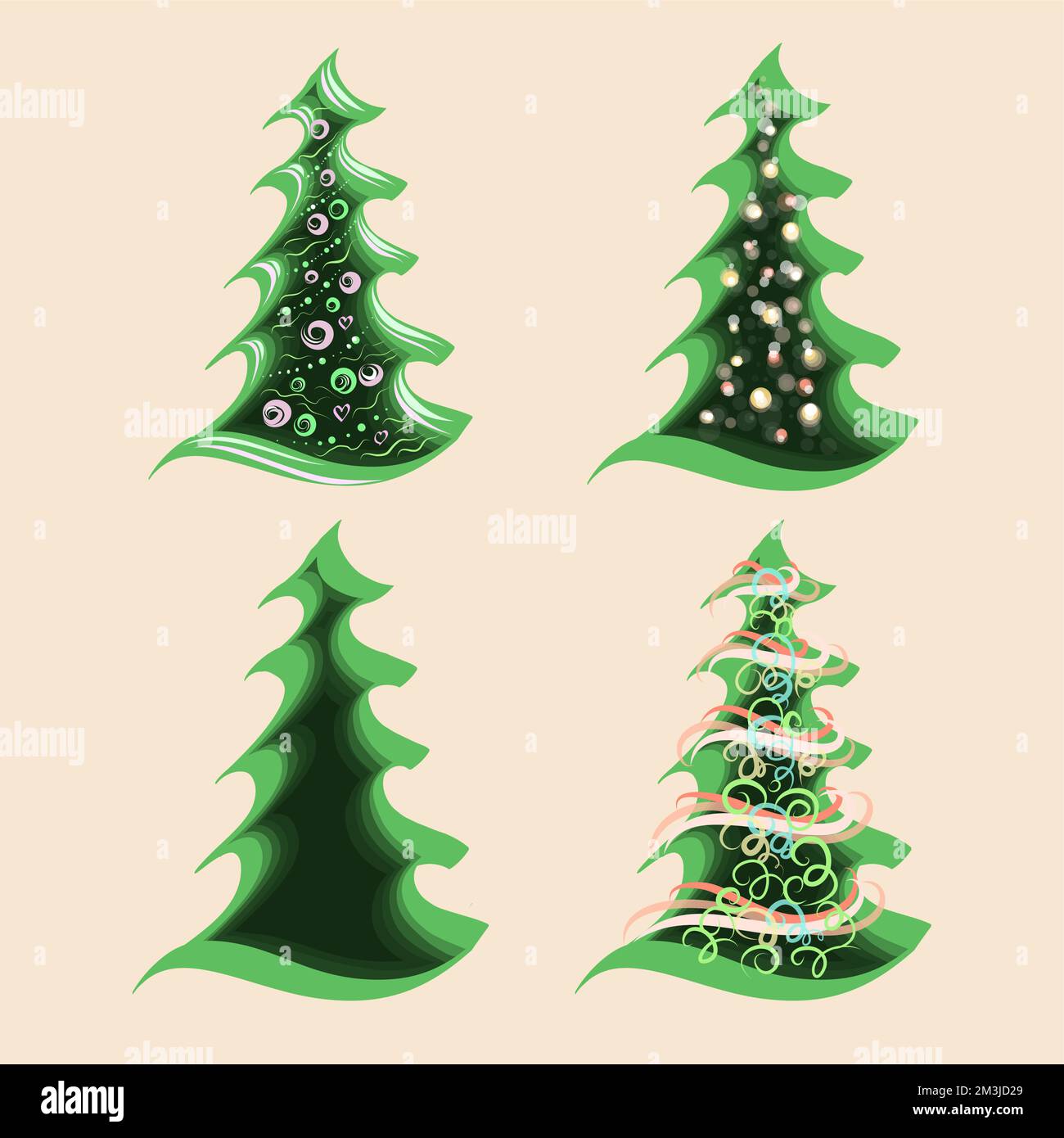 Garden december festive Stock Vector Images - Alamy