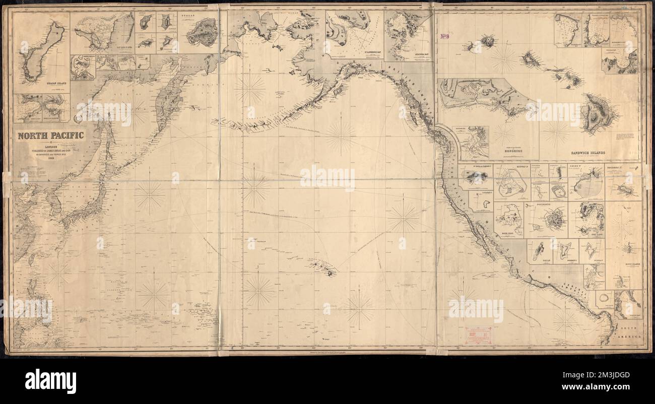 North Pacific , North Pacific Ocean, Maps, Nautical charts, North ...