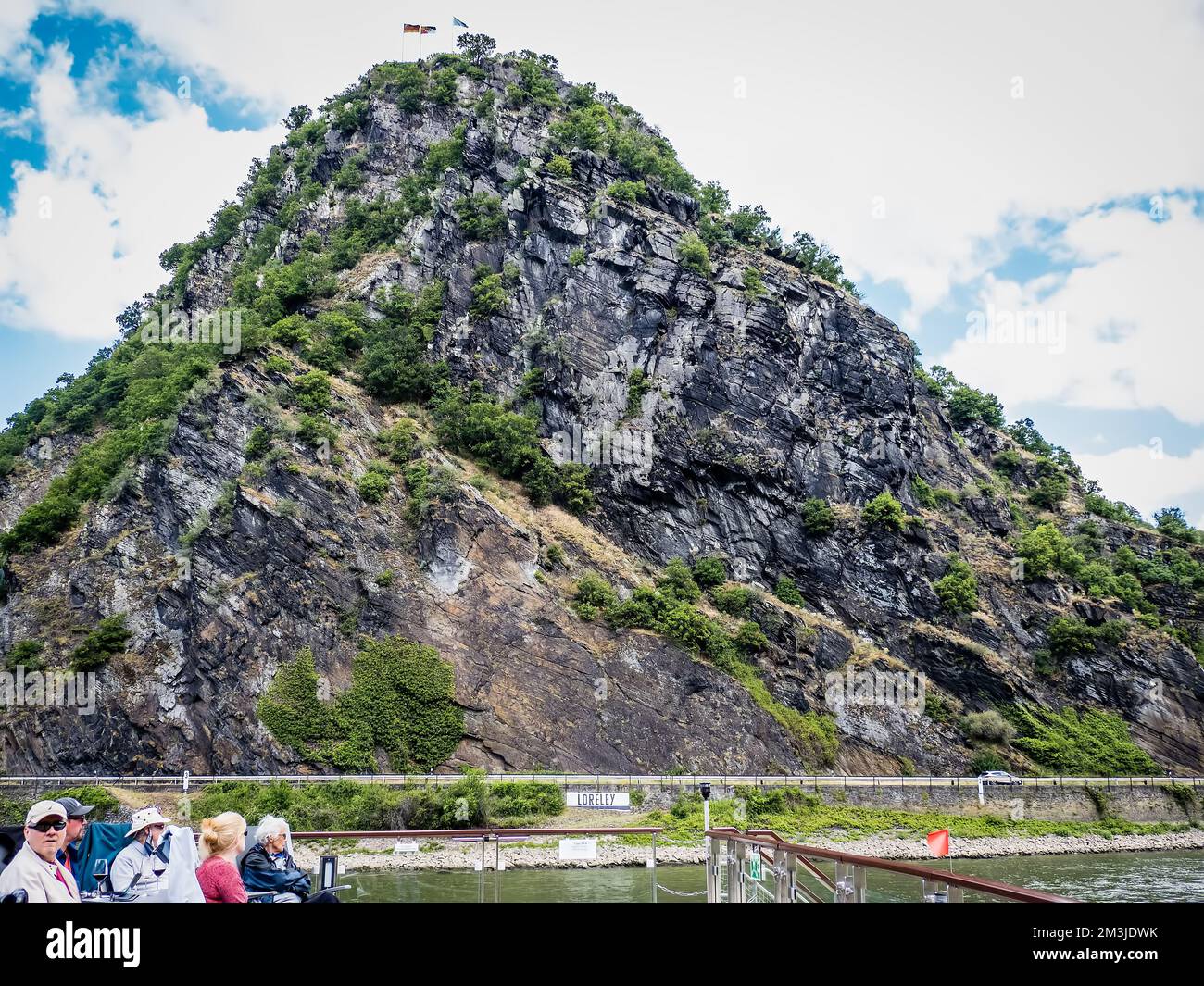Lorelei location, Rhine River, Germany Stock Photo - Alamy