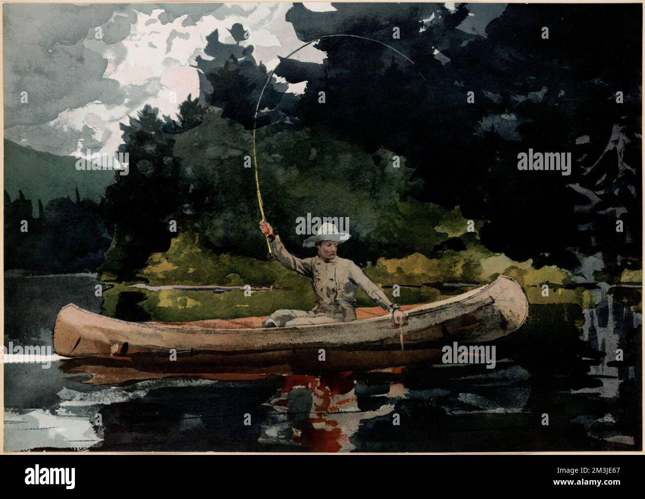 The north woods , Canoes, Fishing, Fishing & hunting gear, Bodies of ...