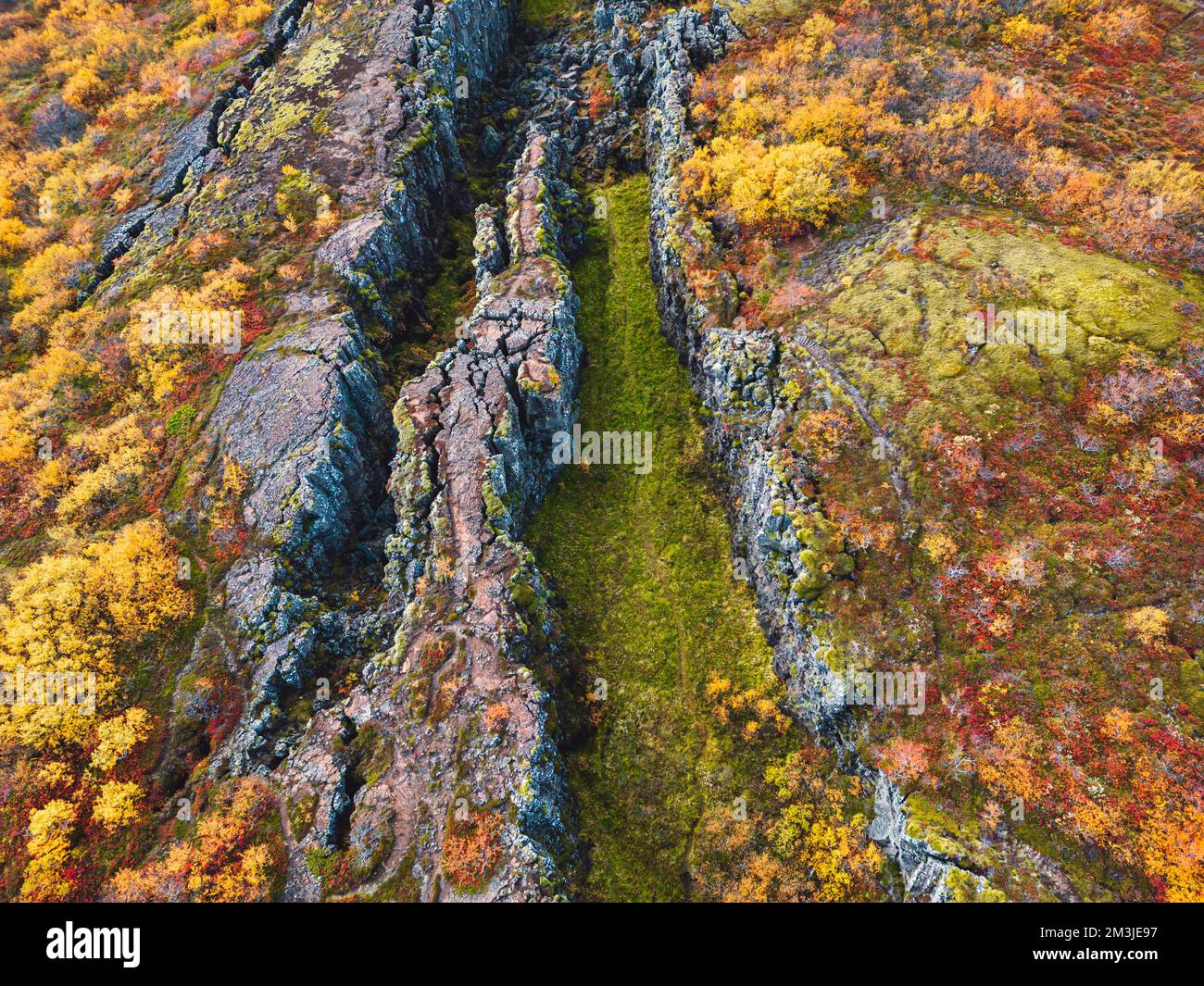 Thingvellir rift aerial hi-res stock photography and images - Alamy