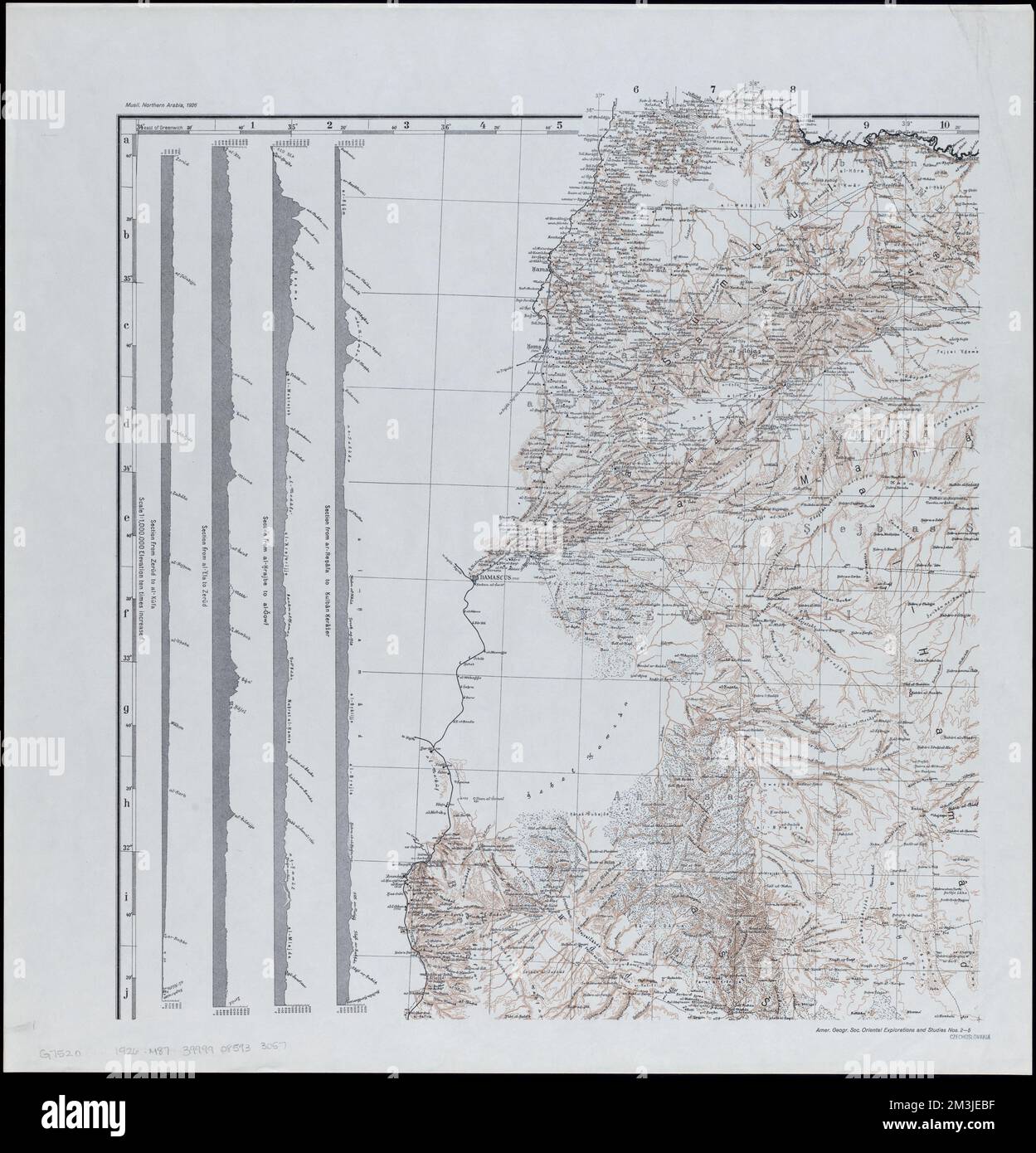 Northern Arabia , Arabian Peninsula, Maps Norman B. Leventhal Map ...