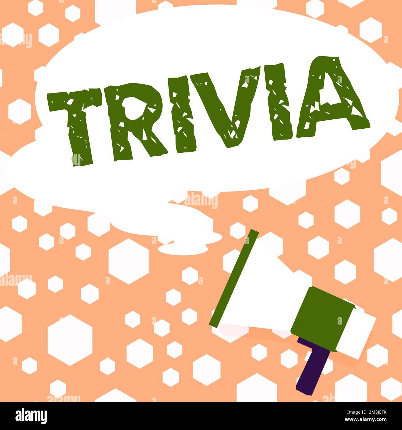 Text sign showing Trivia. Concept meaning details considerations pieces ...