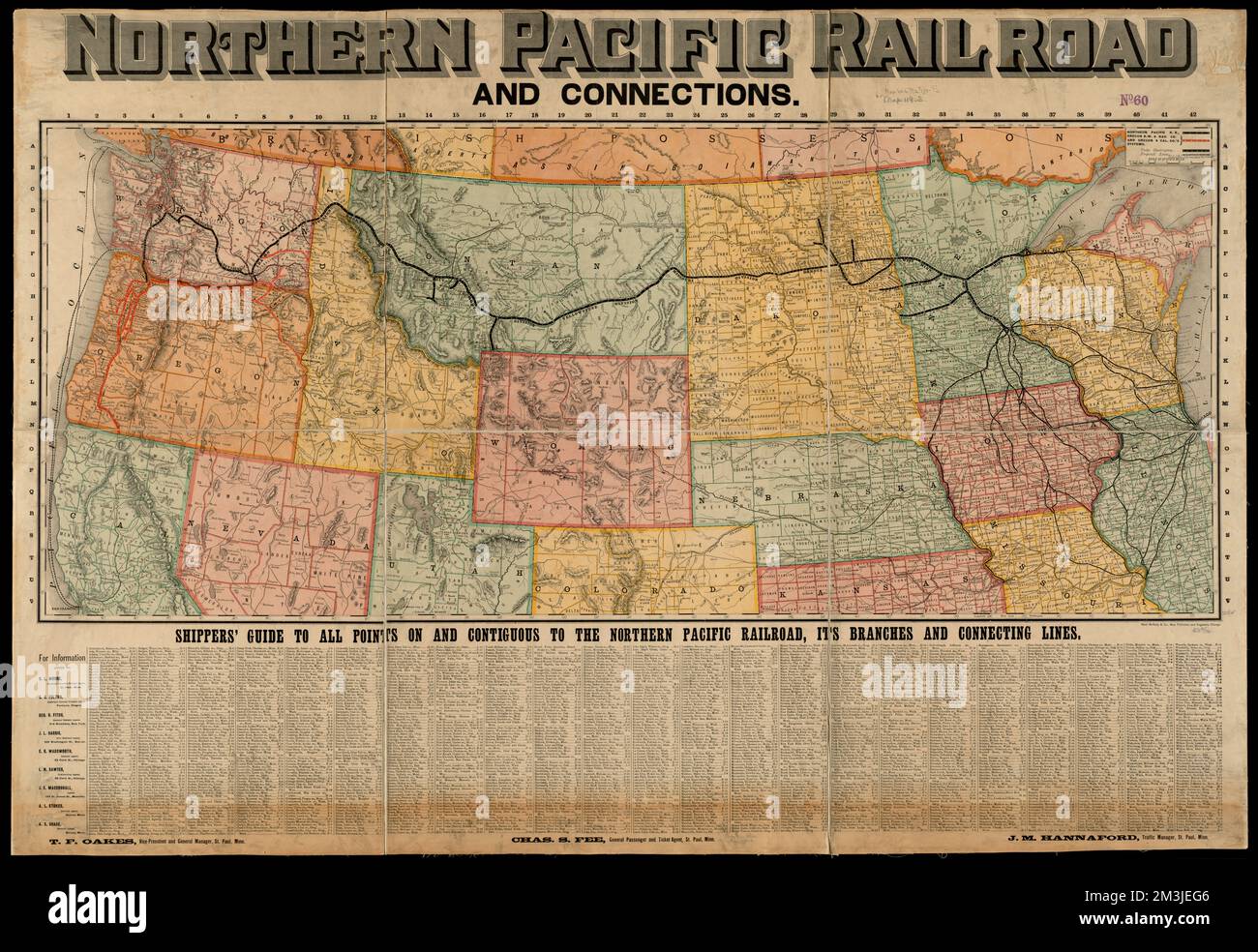 Northern Pacific Rail Road and connections , Northern Pacific Railroad ...