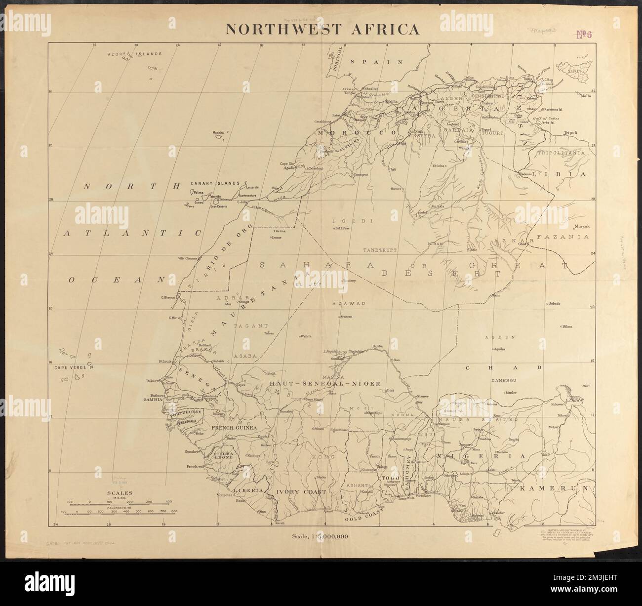 Northwest Africa , Africa, West, Maps, Africa, Northwest, Maps Norman B ...
