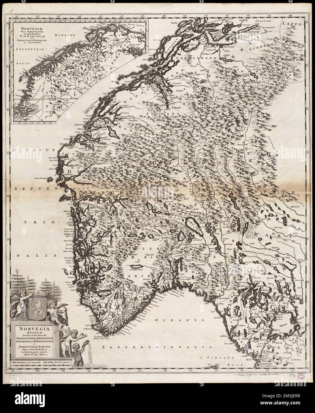 Norway maps hi-res stock photography and images - Alamy