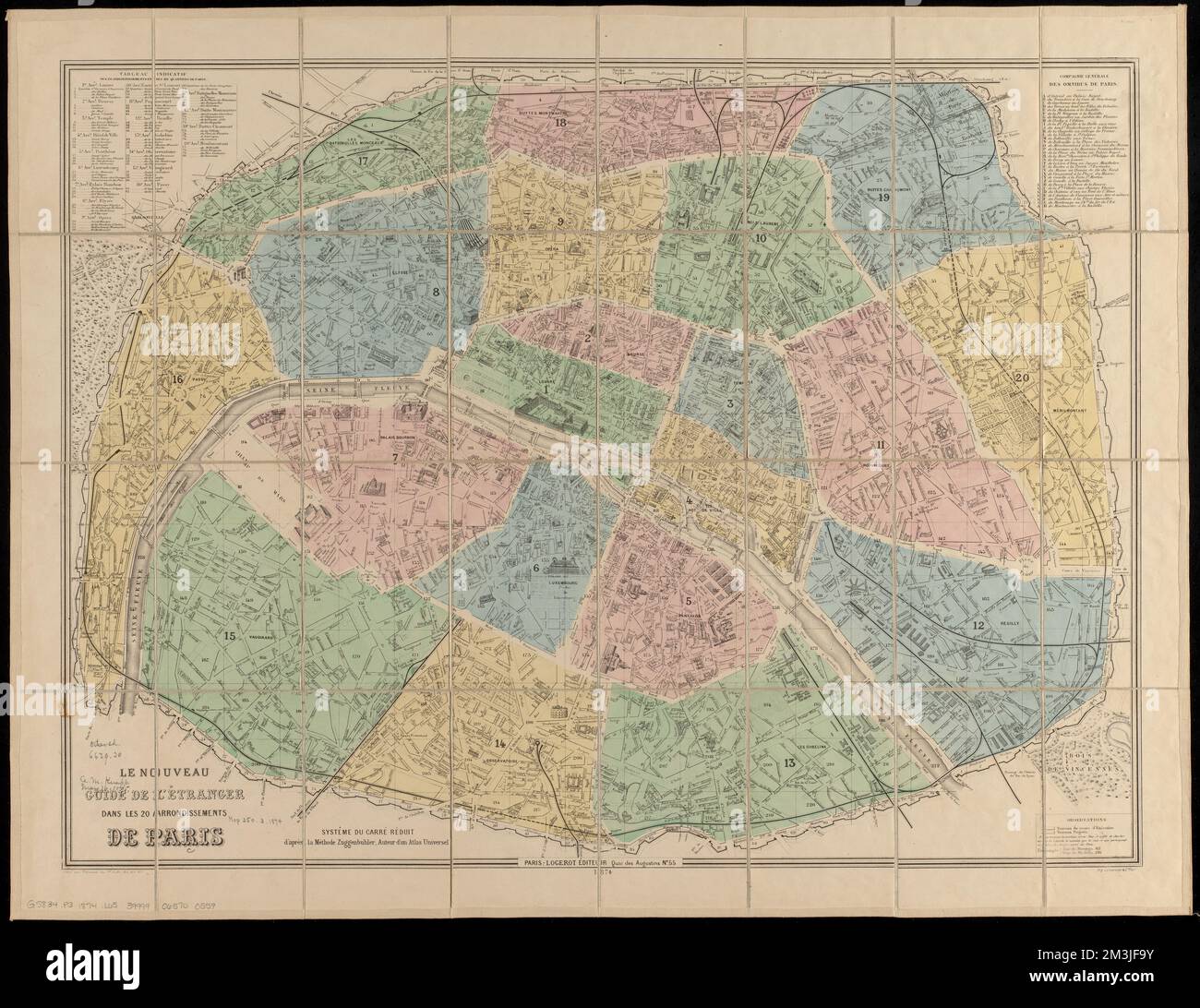 Le nouveau guide de l'étranger dans les 20 arrondissements de Paris ...