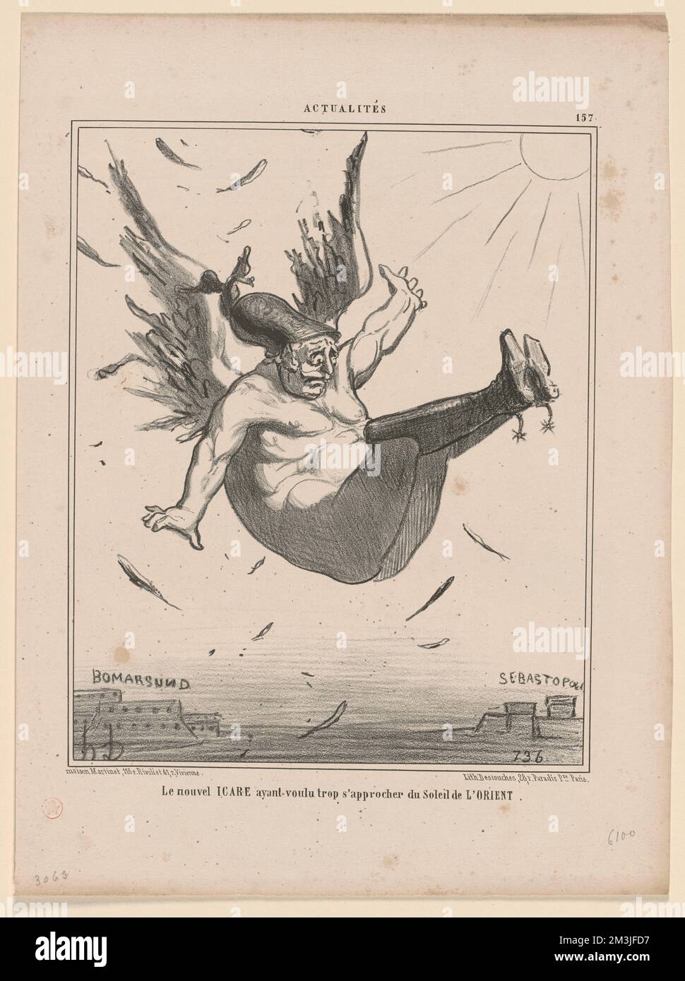 Le nouvel Icare... , Emperors, Nicholas I, Emperor of Russia, 1796-1855 ...