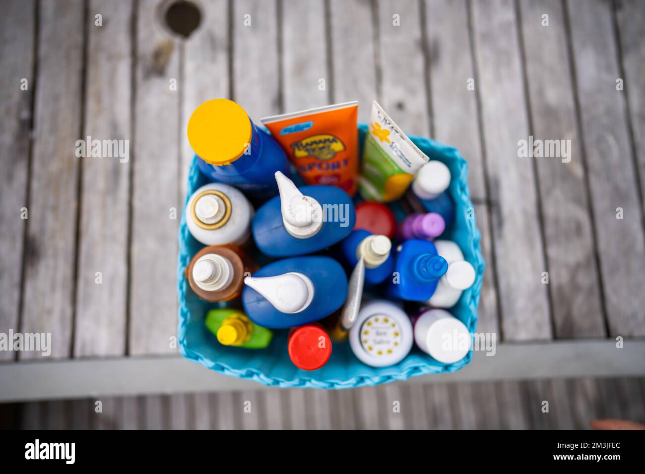 container of sunscreen, buy spray and summer lotions in summer ...