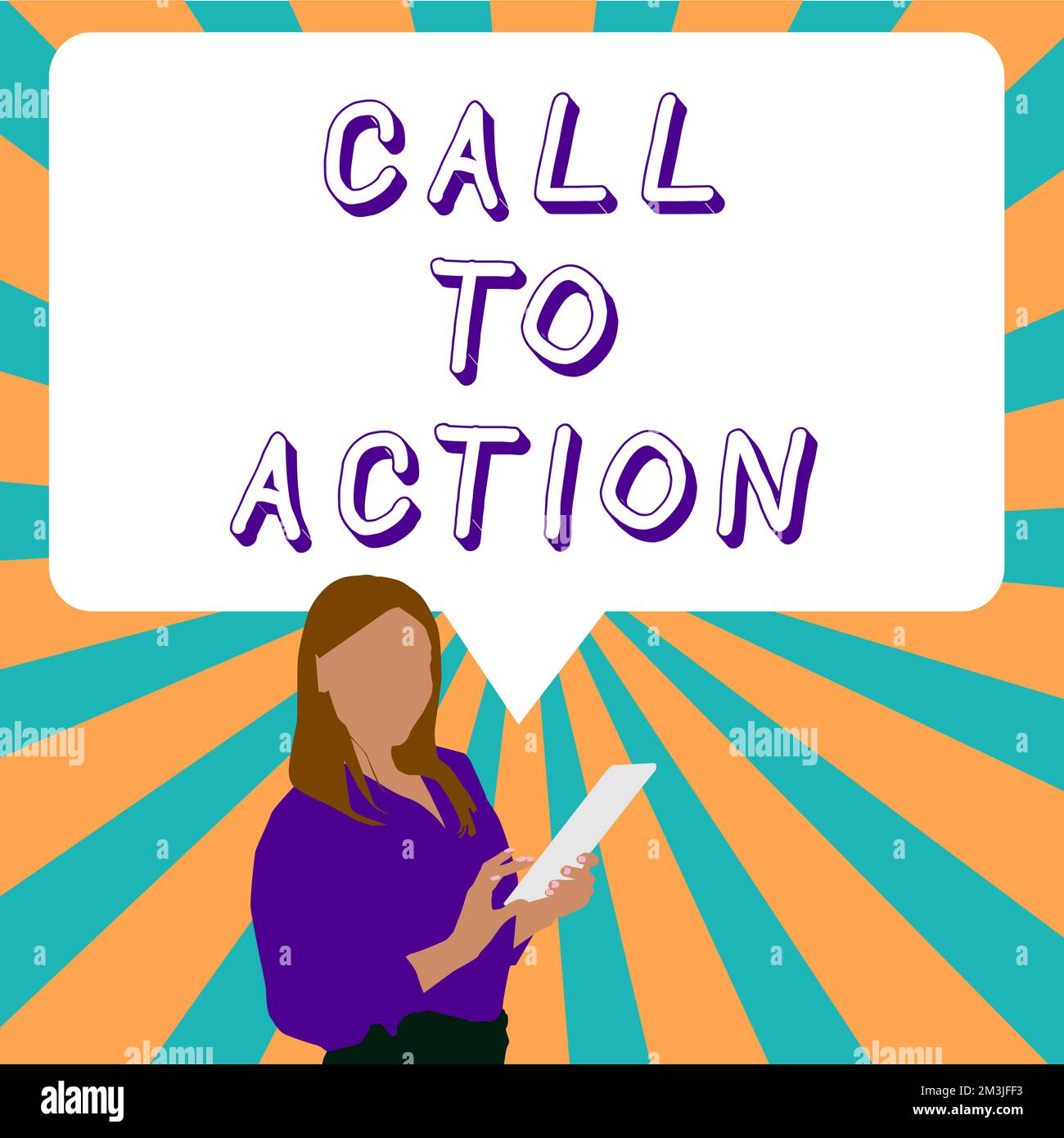 Text showing inspiration Call To Action. Word Written on Encourage ...