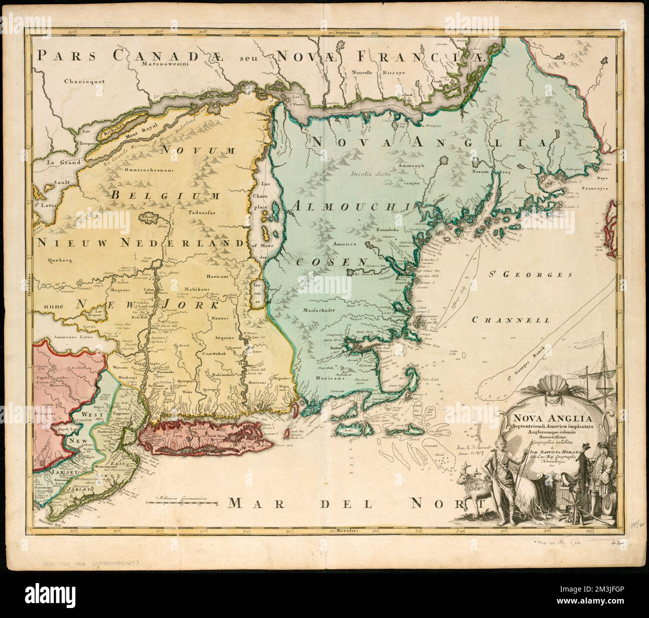 Nova Anglia Septentrionali Americae implantata Anglorumque coloniis ...