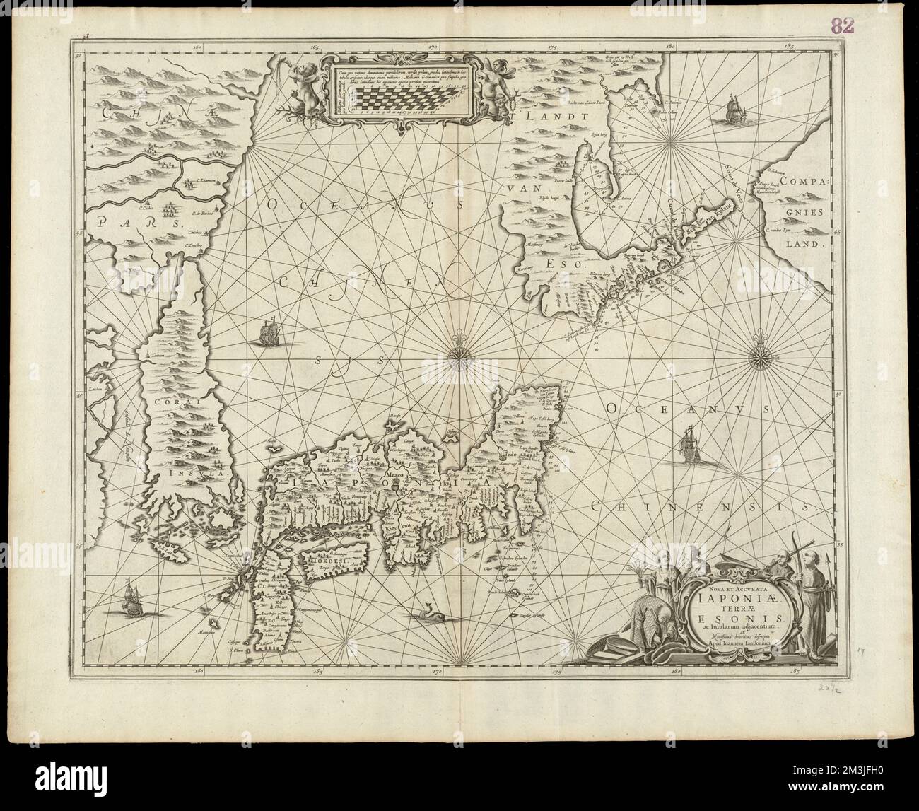Nova et accvrata Iaponiae, terrae Esonis ac insularum adjacentium ex ...