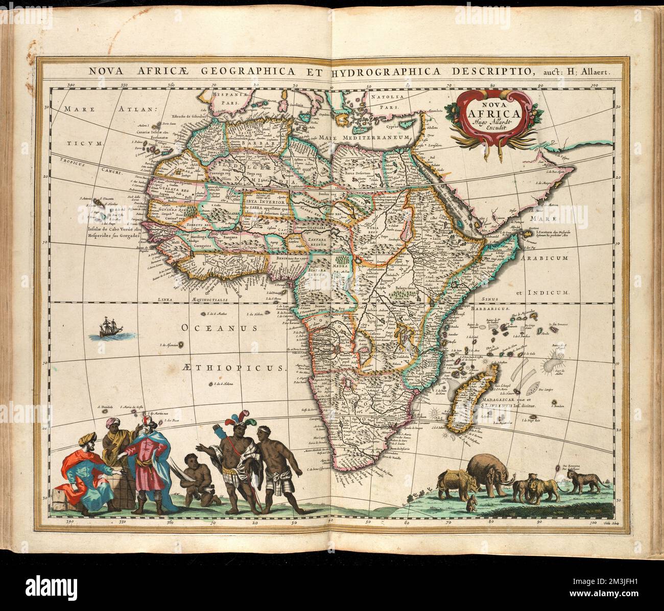 Nova Africa , Africa, Maps, Early works to 1800 Norman B. Leventhal Map ...