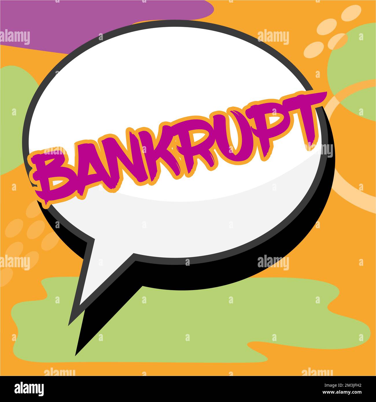 Writing displaying text Bankrupt. Business showcase reduced to a state ...