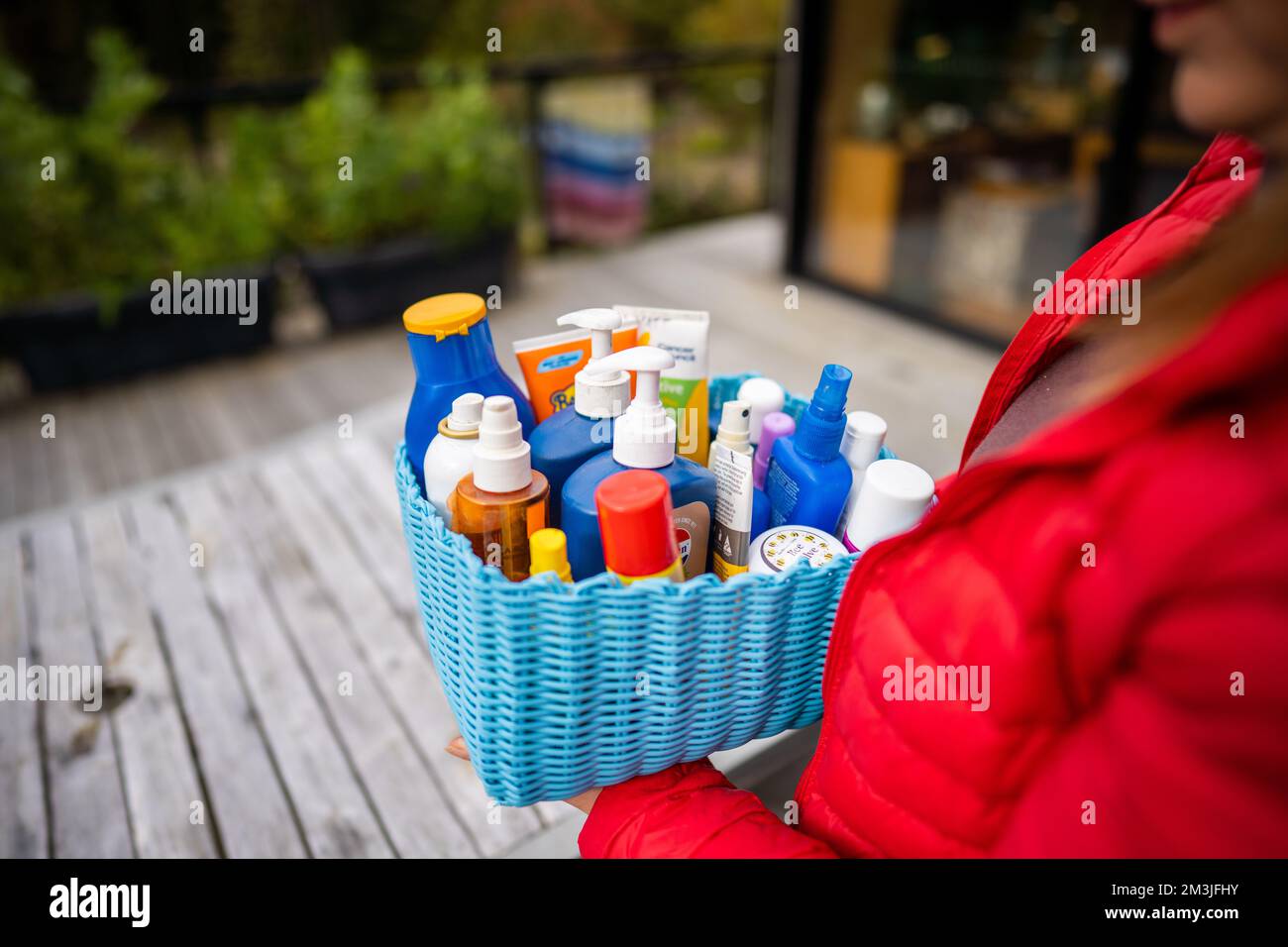 container of sunscreen, buy spray and summer lotions in summer ...