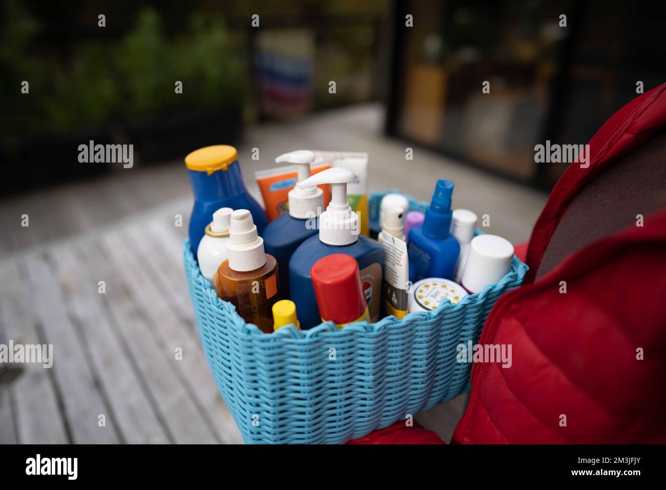 container of sunscreen, buy spray and summer lotions in summer ...