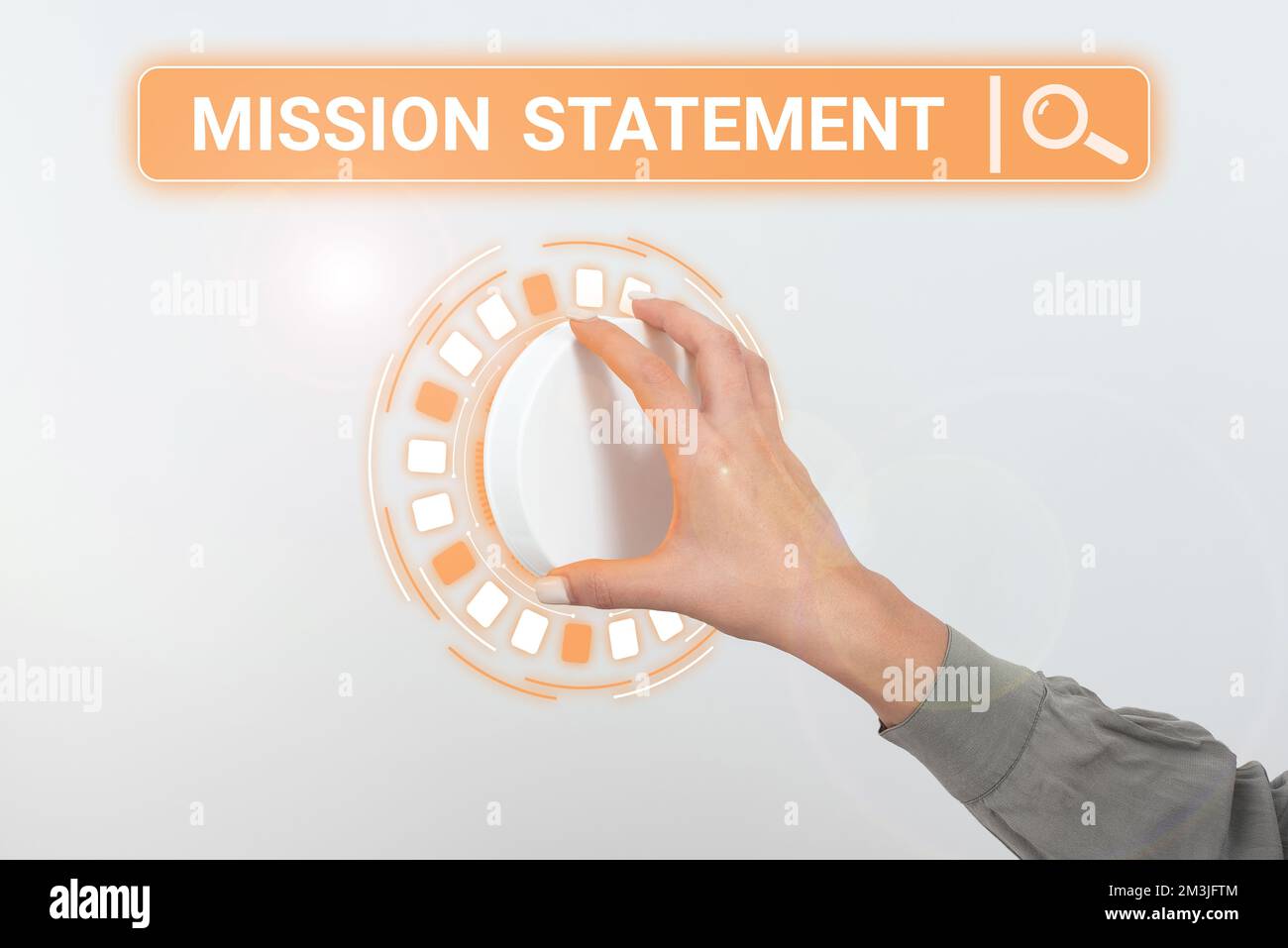 Hand writing sign Mission Statement. Word Written on Formal summary of ...