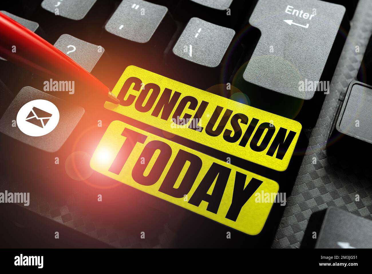 Text caption presenting Conclusion. Business overview Results analysis ...