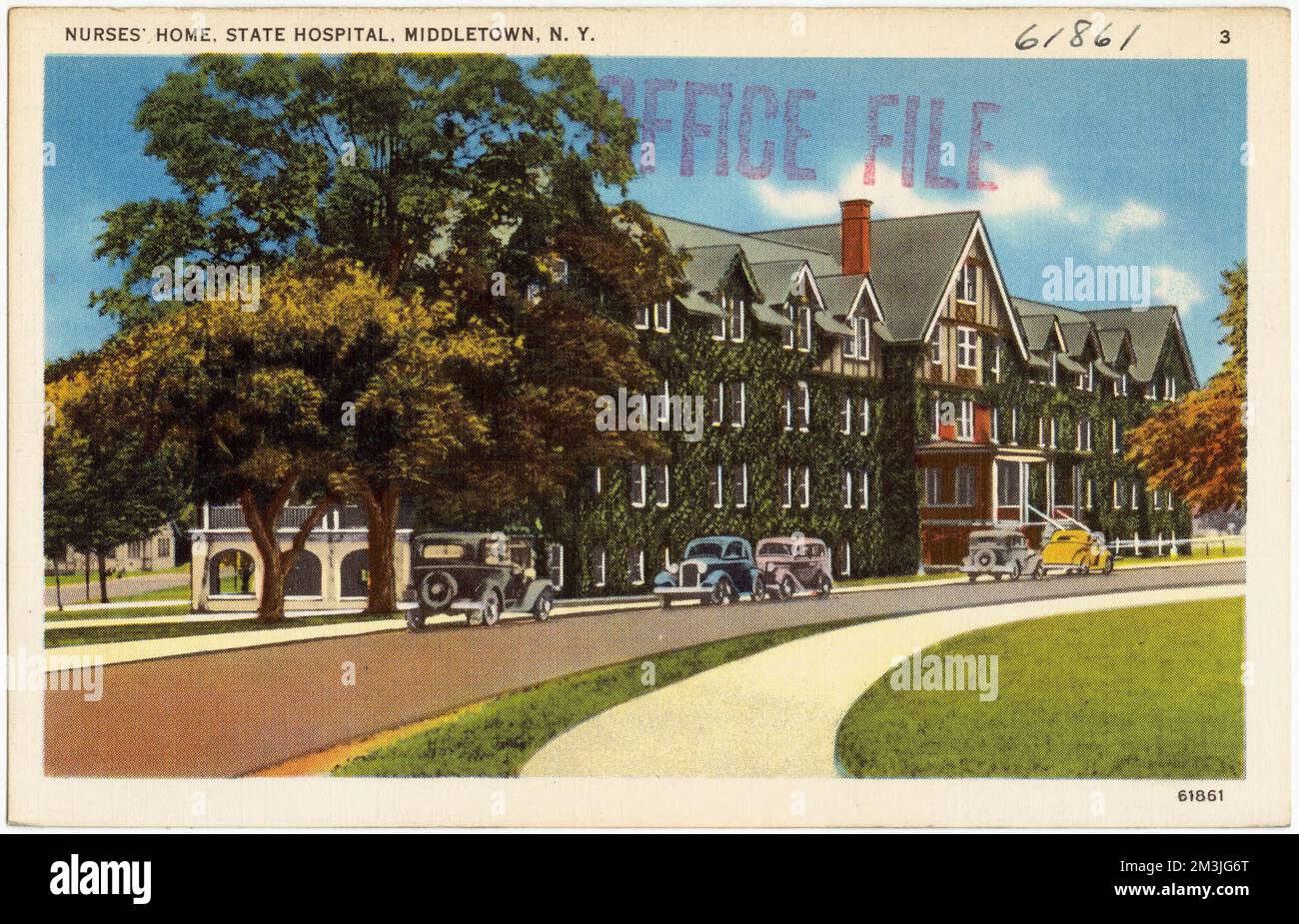 Nurses' home, State Hospital, Middletown, N. Y. , Hospitals, Tichnor ...