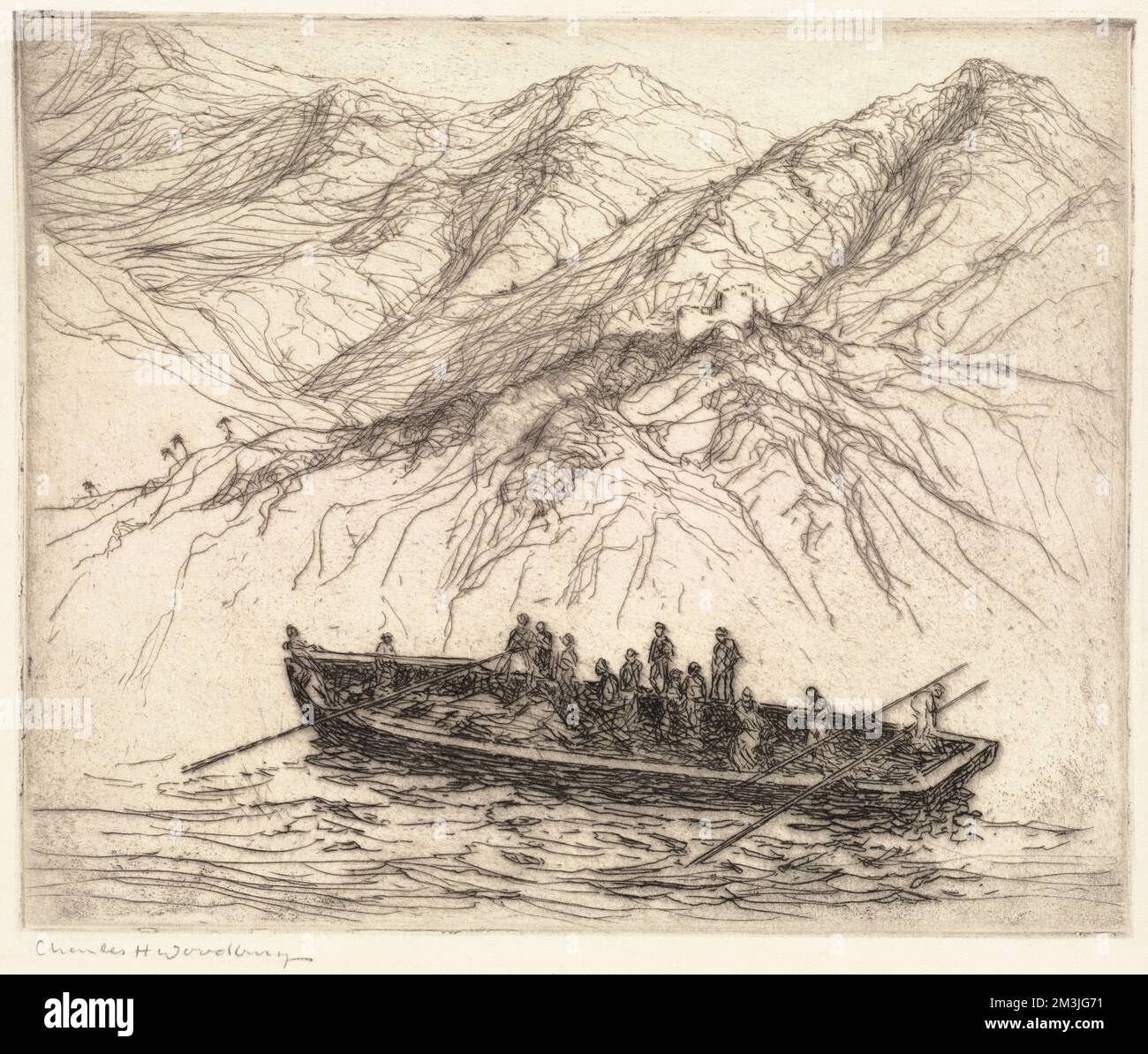 Nutmeg Island , Boats, Islands. Charles H. Woodbury (1864-1940). Prints ...