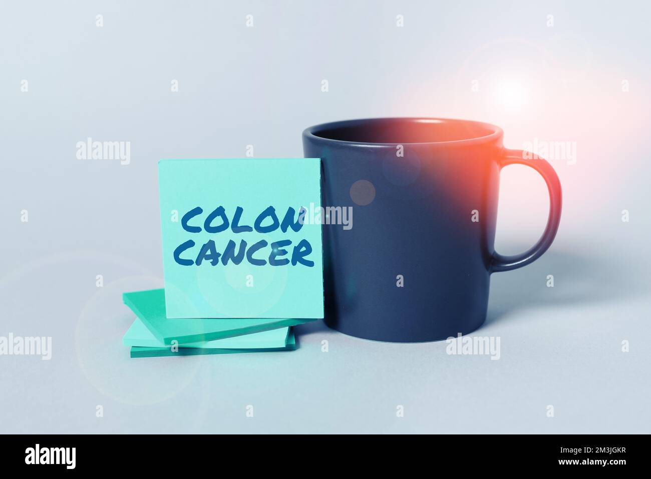 Text showing inspiration Colon Cancer. Concept meaning Cancer that ...