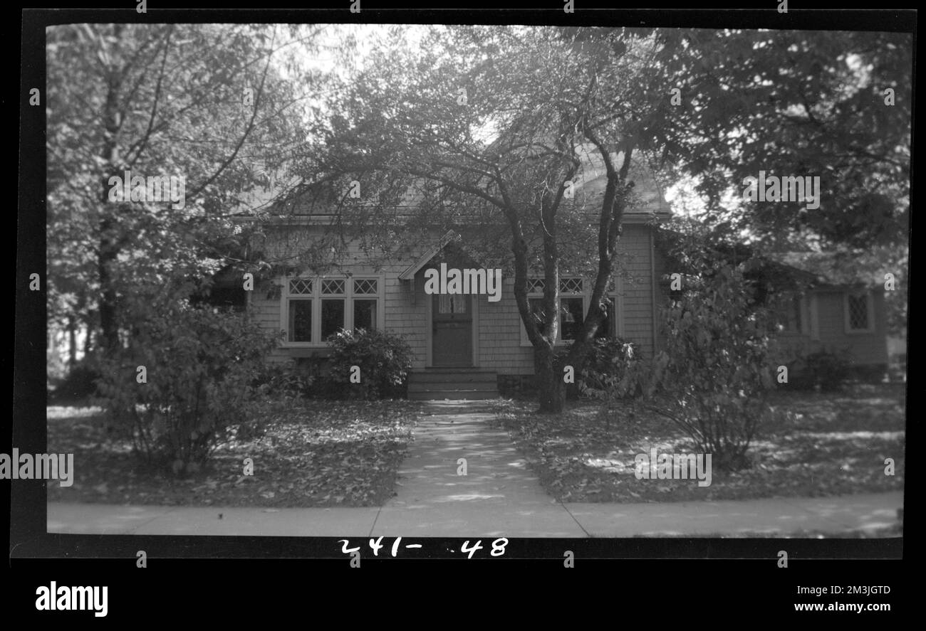 Oakland Ave #48 , Houses. Needham Building Collection Stock Photo - Alamy