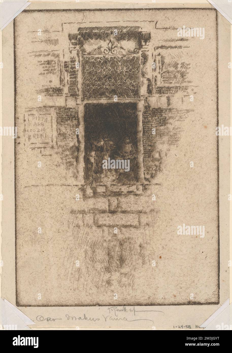 The oar maker, Venice , Doors & doorways, Boat & ship industry. Joseph ...