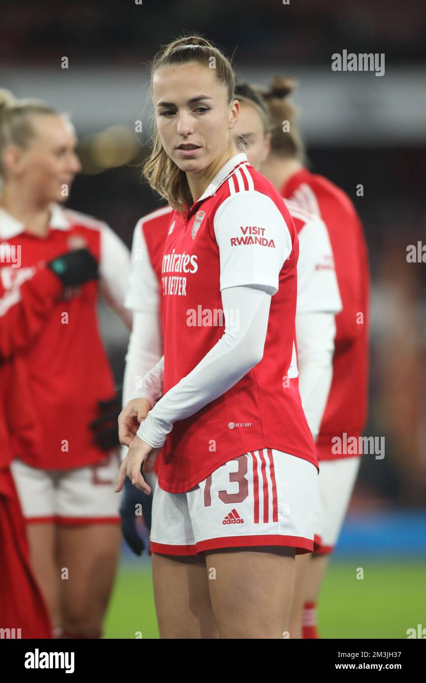 London, UK. 15th Dec, 2022. Lia Walti of Arsenal Women before the ...