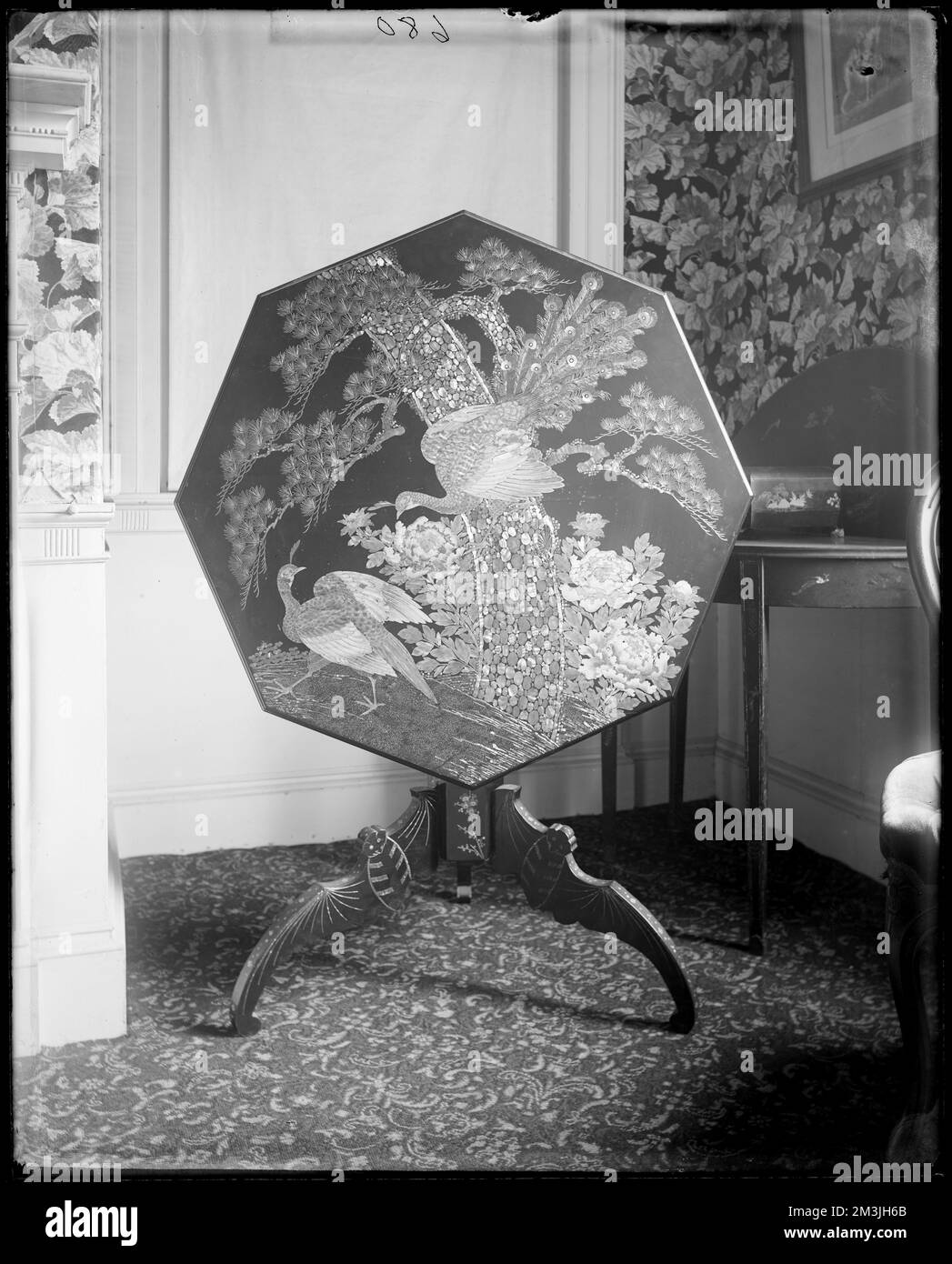 Objects, furniture, inlaid Chinese table from the Clifford ...